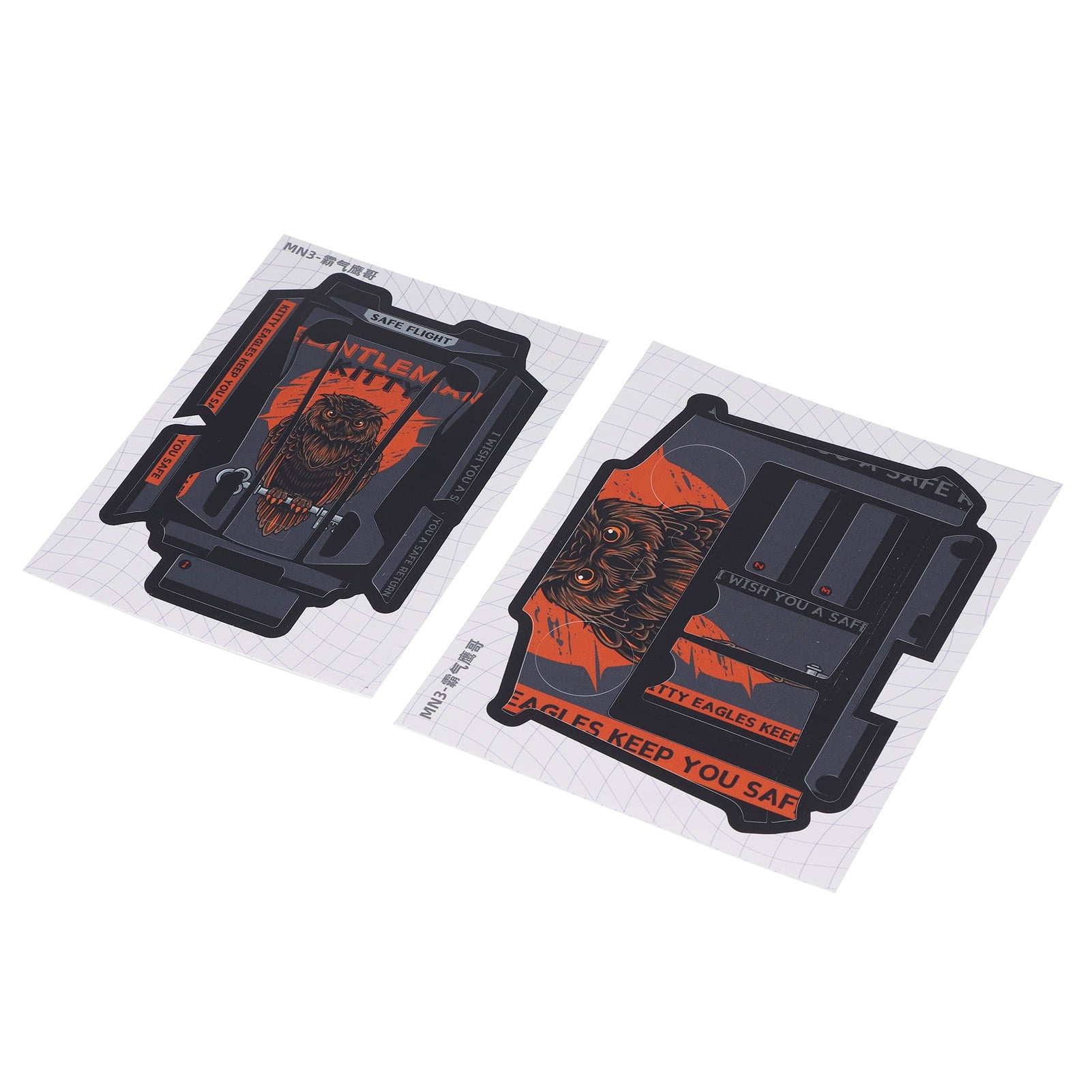 Drone Stickers Precisely Cut Restickable Clear Pattern Drone Decals ...