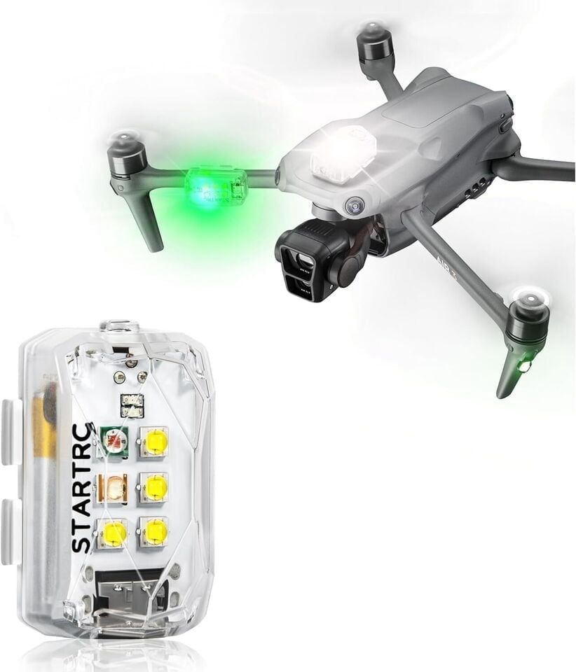 Drone Strobe Light, Night Flying Anti Collision Lights, Rechargable ...