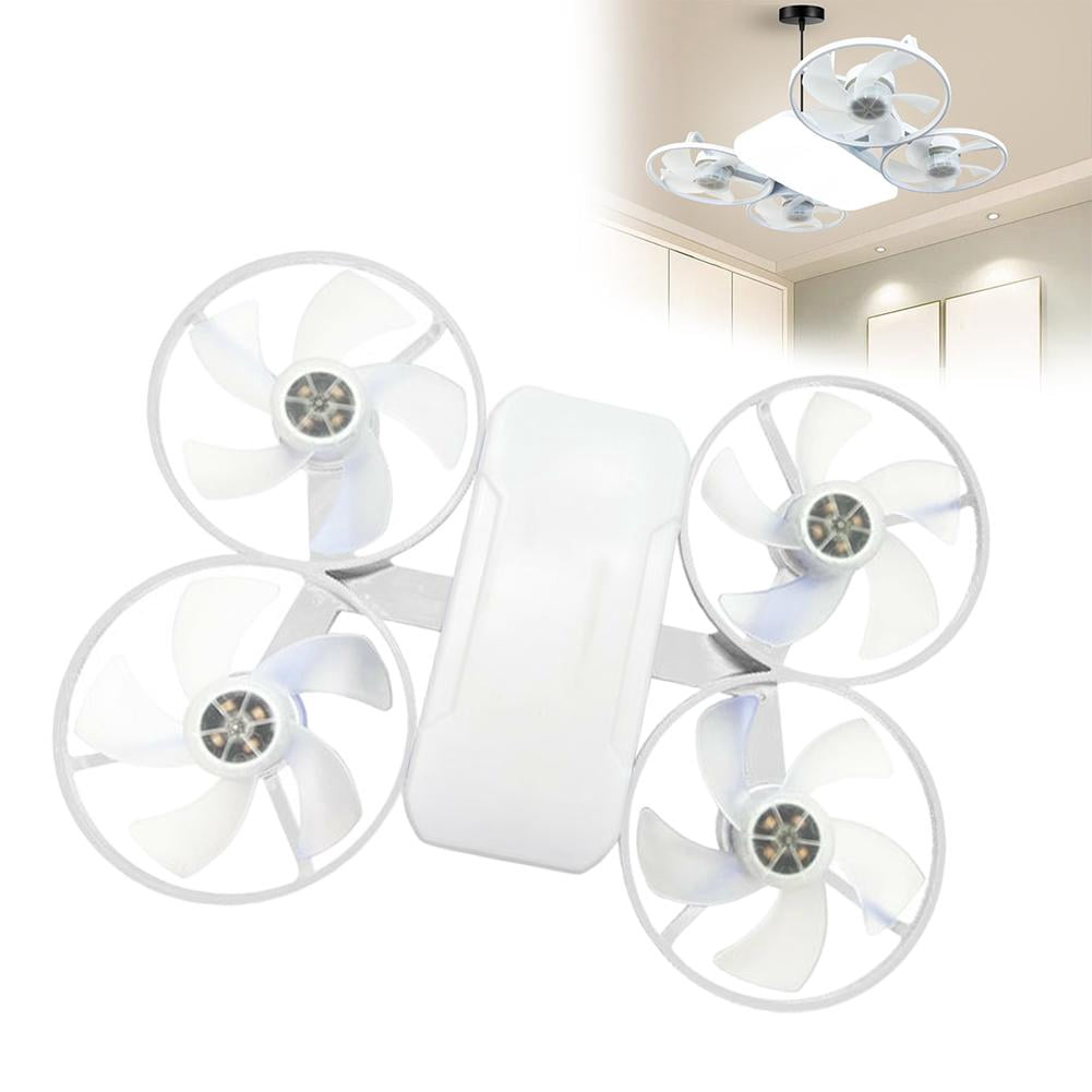 Drone-Style LED Ceiling Fan Light – Three Adjustable Color Modes ...