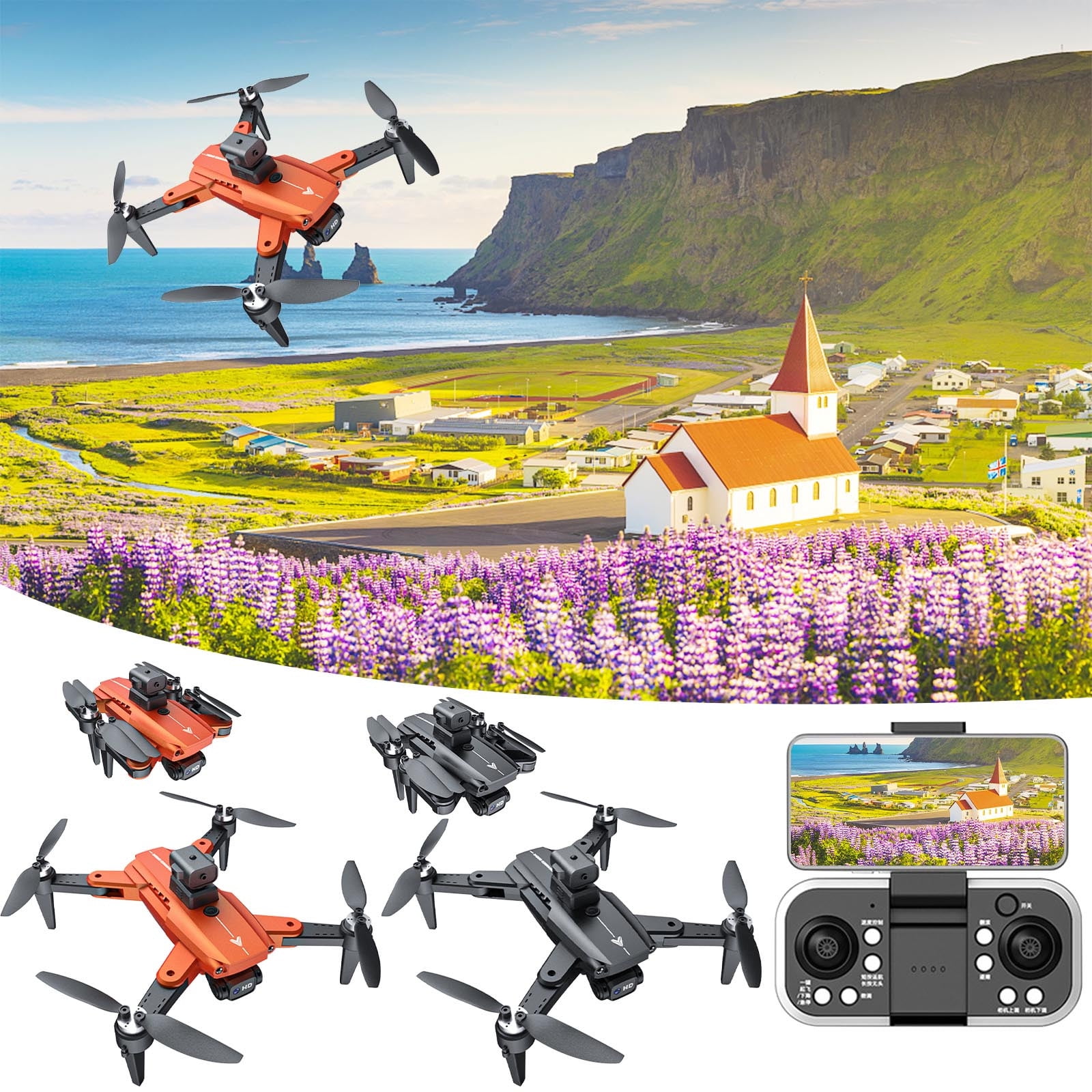 Drone With Camera Fmlxio Brushless Drone High-definition Aerial ...