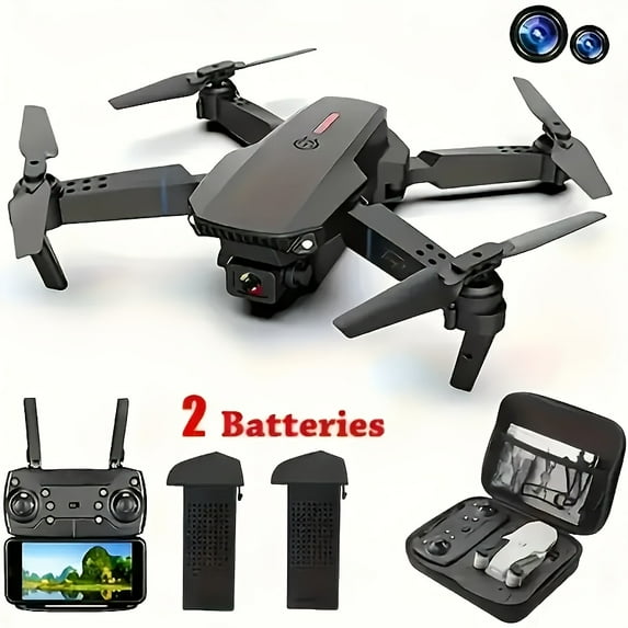Drone With Dual Camera, 2024 Newest Foldable Drone With App Control ...