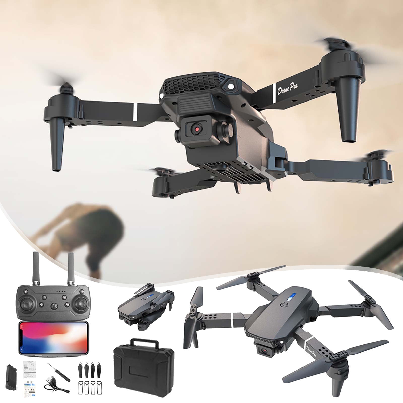 Drone with 1080p HD FPV Camera, Remote Control Toys for Beginners and ...