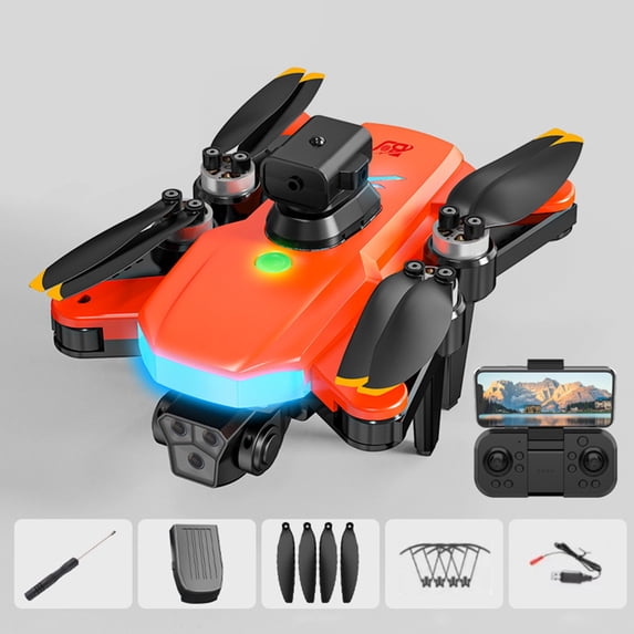 Drone with Camera for Adults, Brushless Motor with Dual Cameras ...