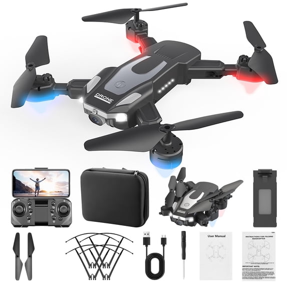 Drone with Camera for Beginners, 1080P HD FPV, Optical Flow Positioning ...