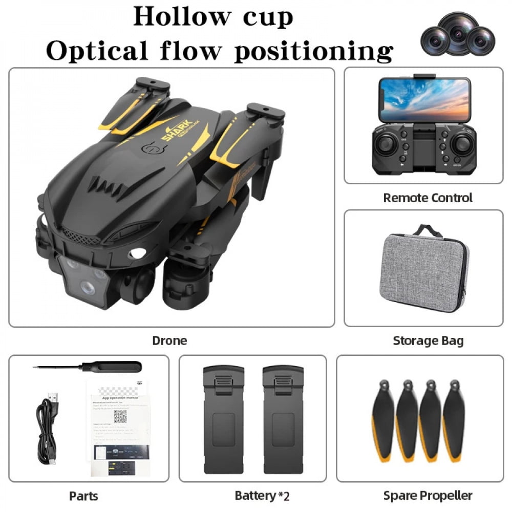 Drone with Camera for Kids Adults, Foldable HD FPV Mini Drone with 2 ...