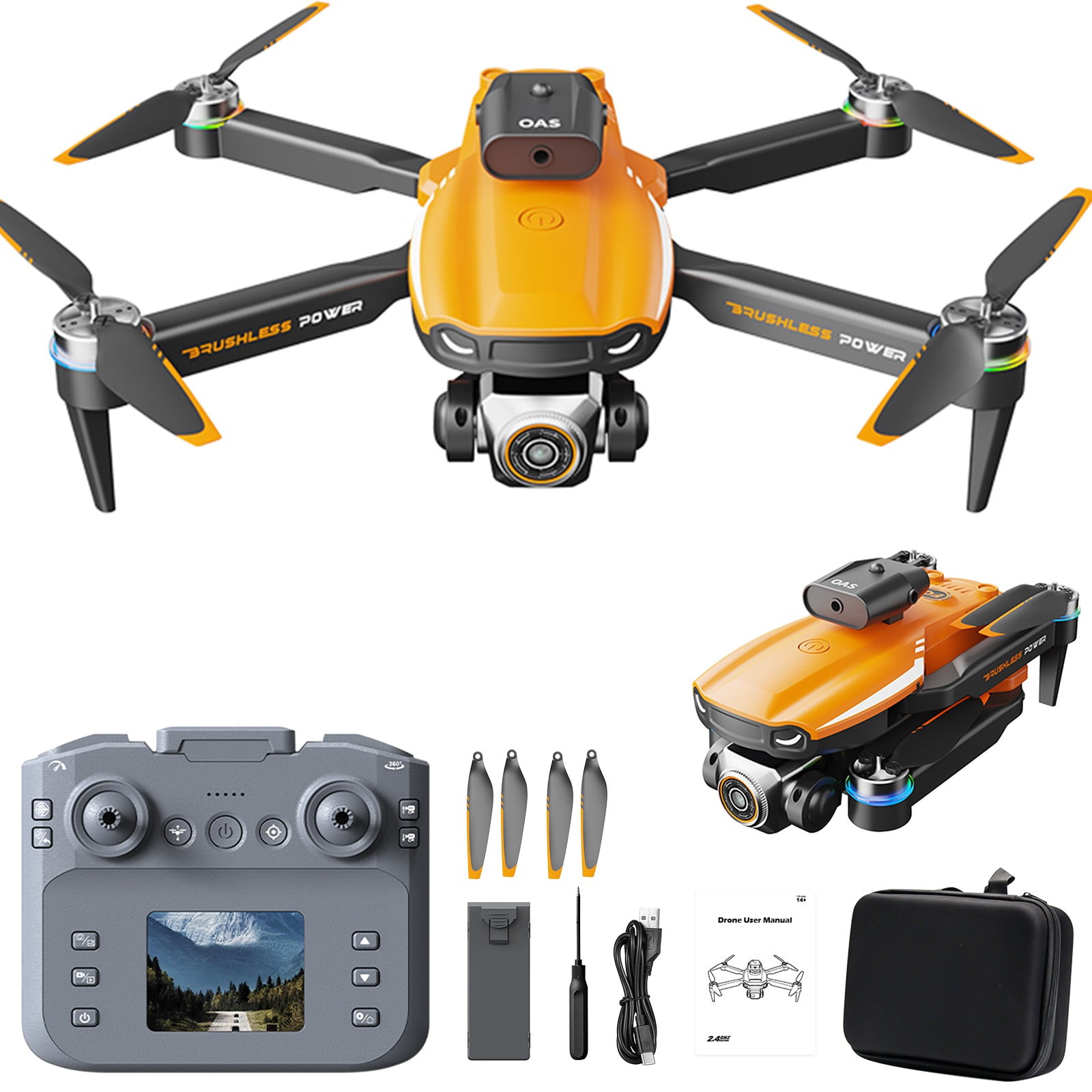 Drones with Camera, Drone With ESC Camera Brushless Motor Remote ...