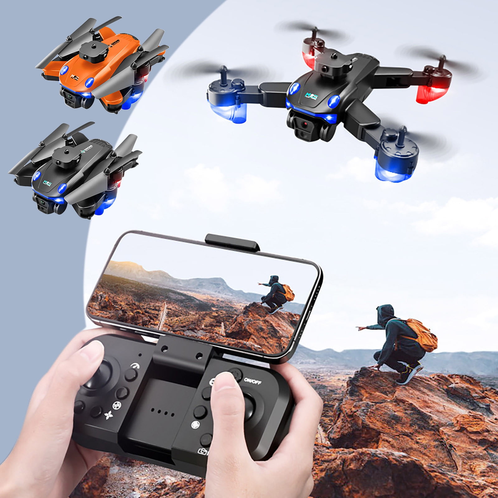 Drones With Camera for Adults Fmlxio Infrared Obstacle Avoidance ...