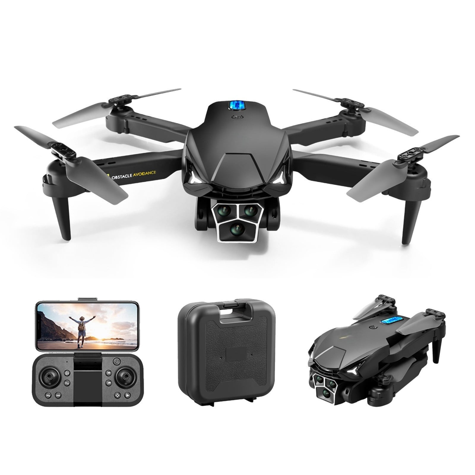 Drones for Adults Clearance, Drone Three Camera HD Aerial Camera ...