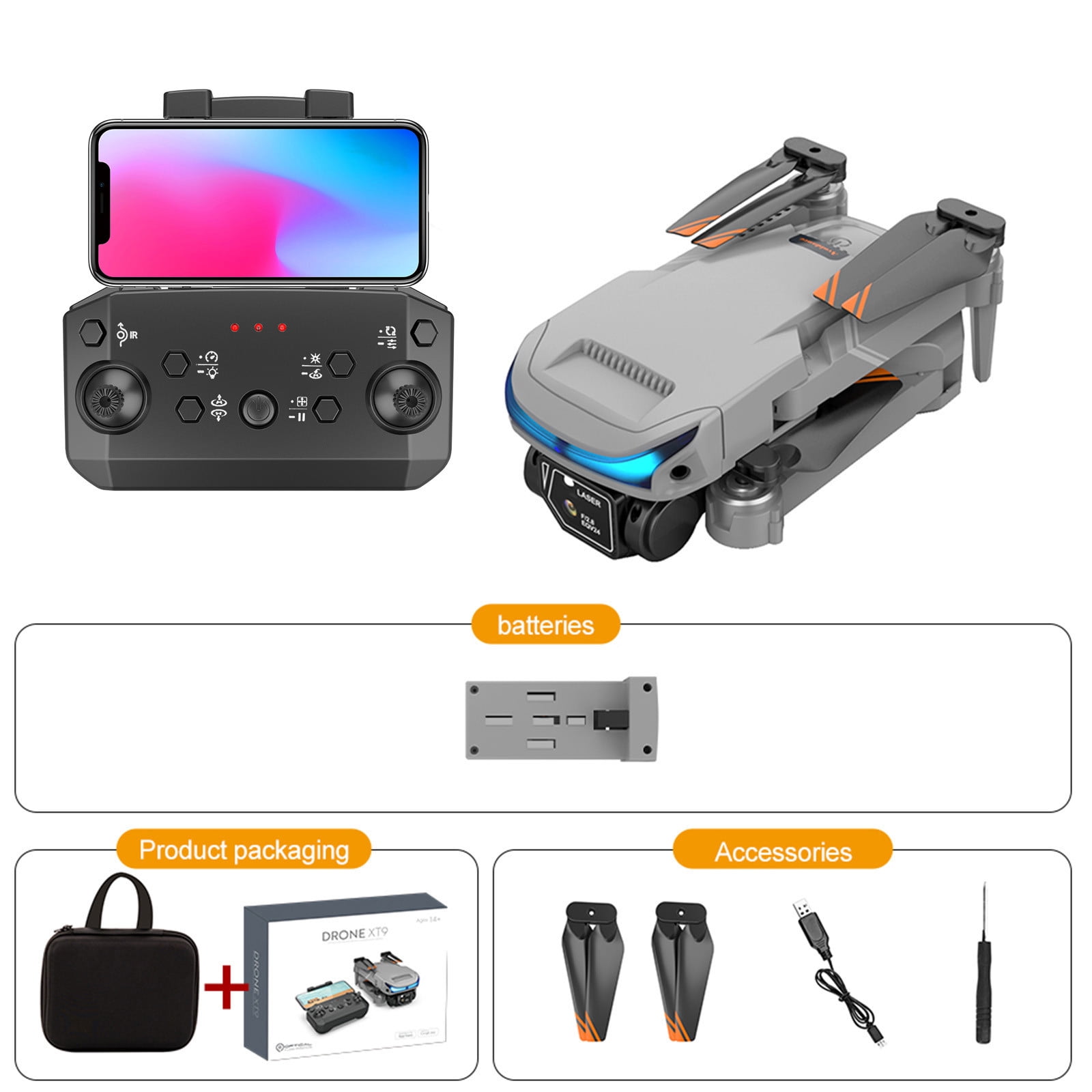 Drones for Kids 8-12 LSRC WiFi FPV with Camera Altitude Hold Mode ...