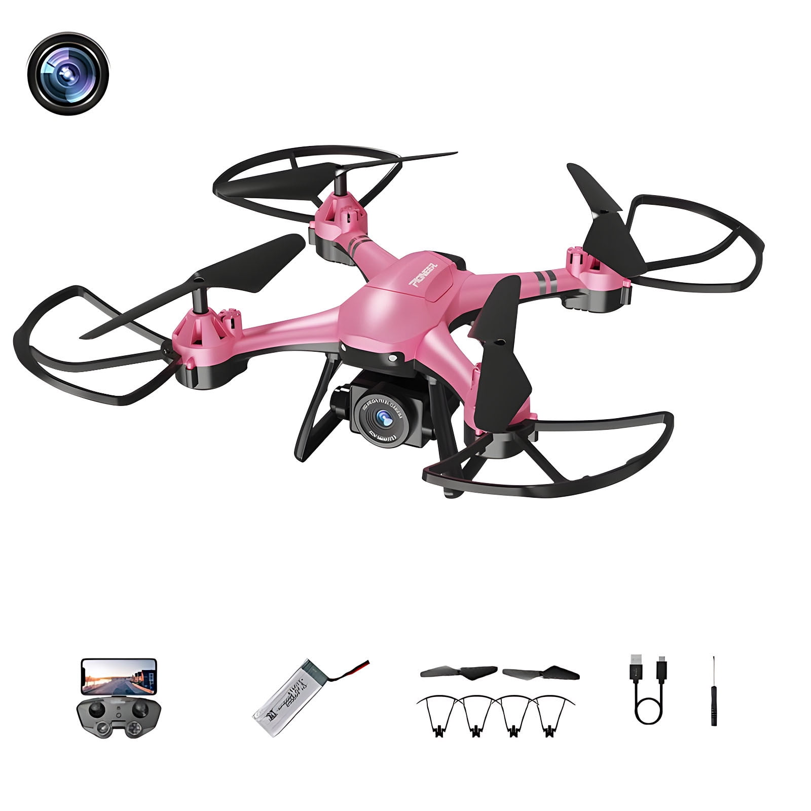 Drones for kids 8-12, Drone for Kid and Beginner, Drone with Led Light ...