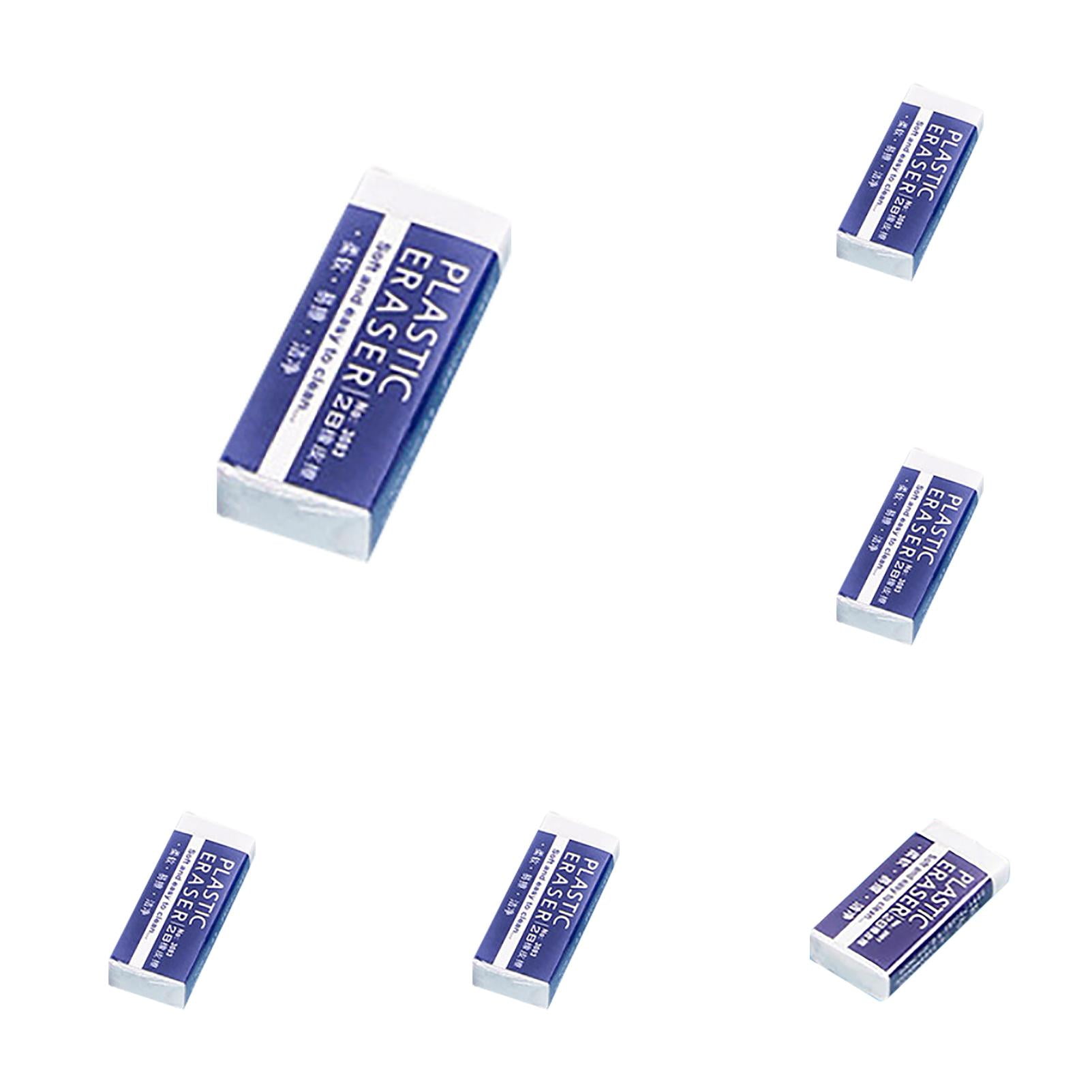 Drongq Erasers Pencil Erasers, 2B White Eraser Rubber Eraser Rectangular Bulk, Block Erasers for ...