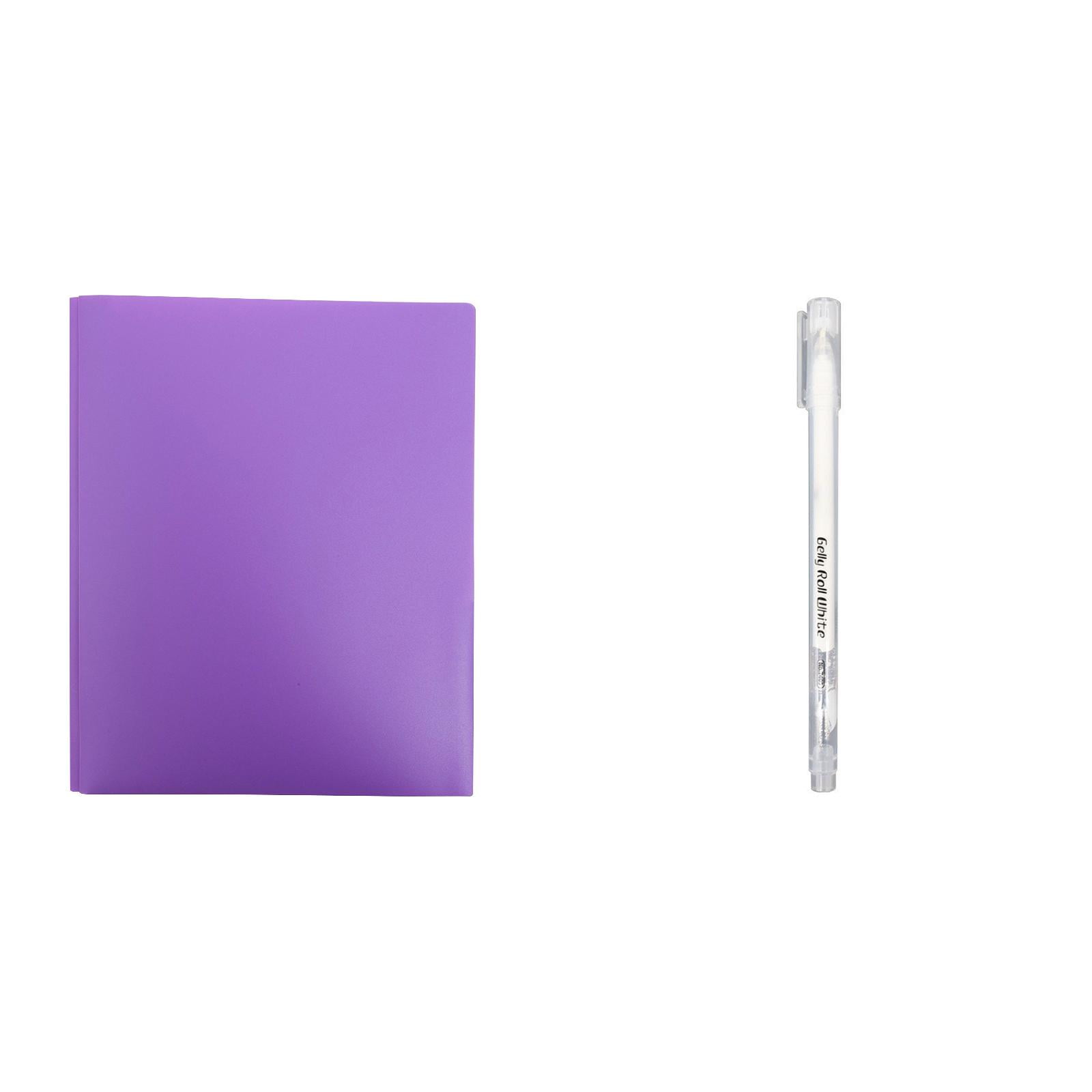 Drongq Plastic Folder With Pockets And Prongs Plastic Folder With Brads ...