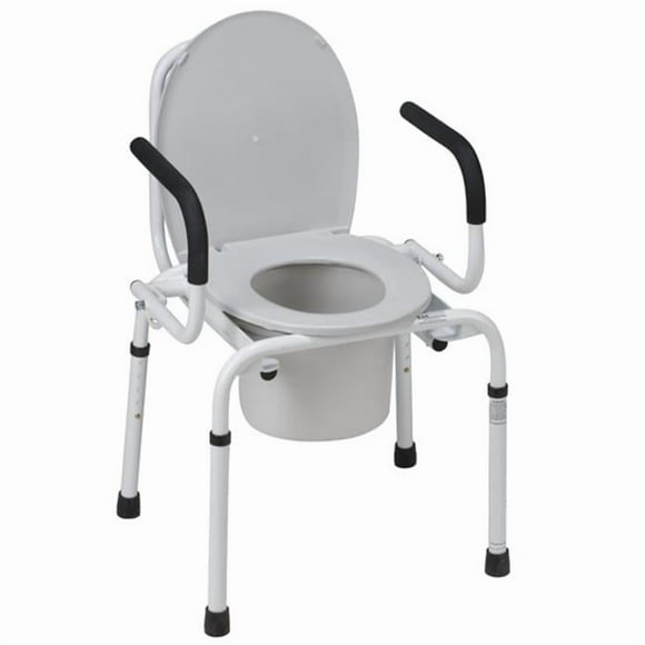 Drop Arm Bedside Commode