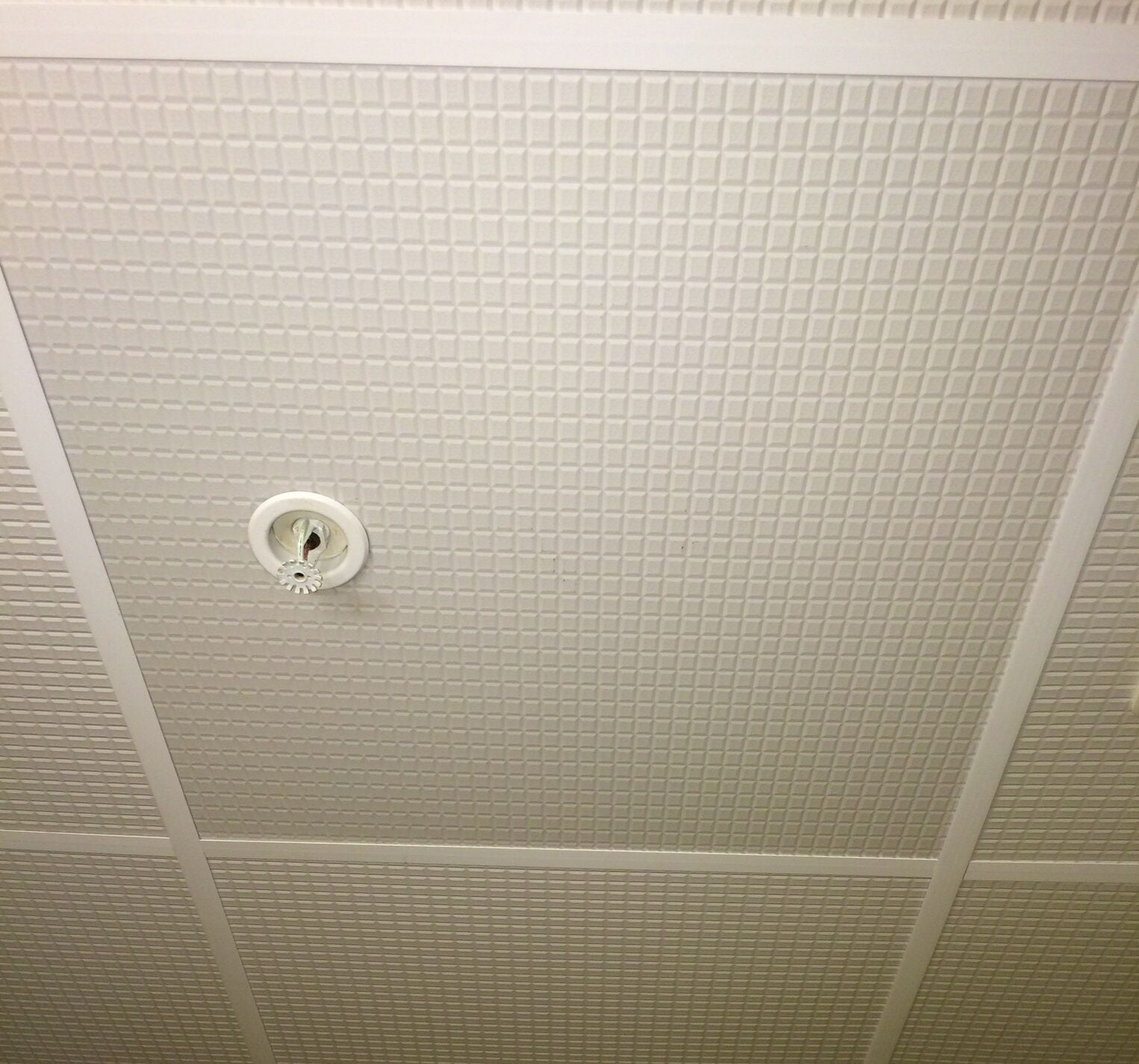 Drop Ceiling Tile - EcoTile Ingot 2' x 4' White Washable Carton of 10 ...