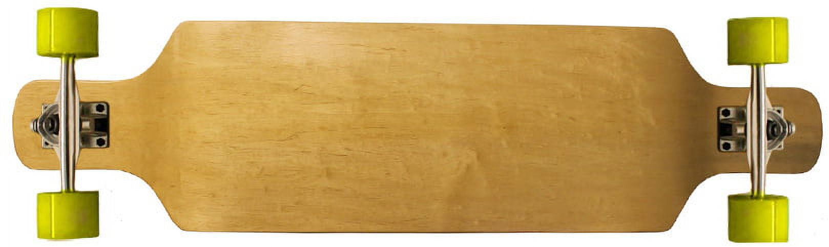 Drop Down Longboard Complete 9.4 x 38 Natural Concave Maple Symmetrical ...