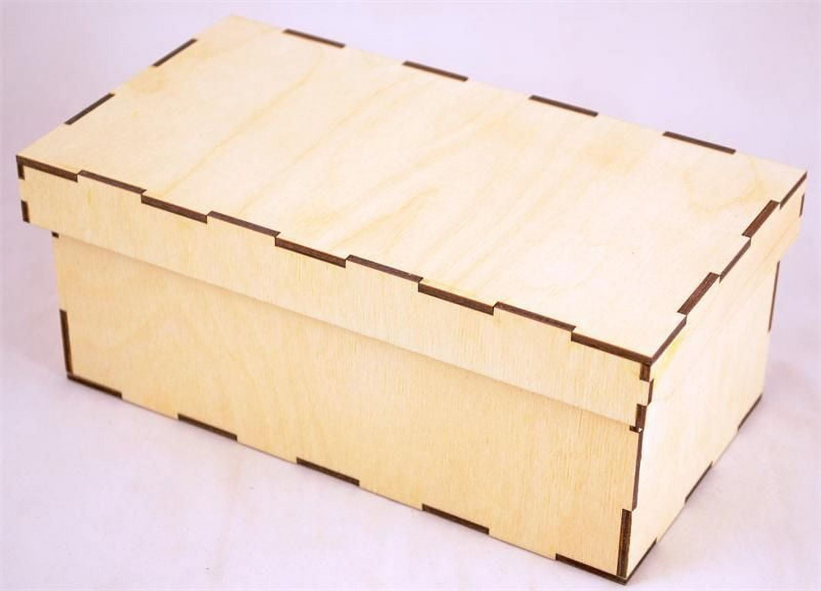 Drop Fit Wood Box 8.5 inch x 4.5 inch x 3.5 inchH - Walmart.com