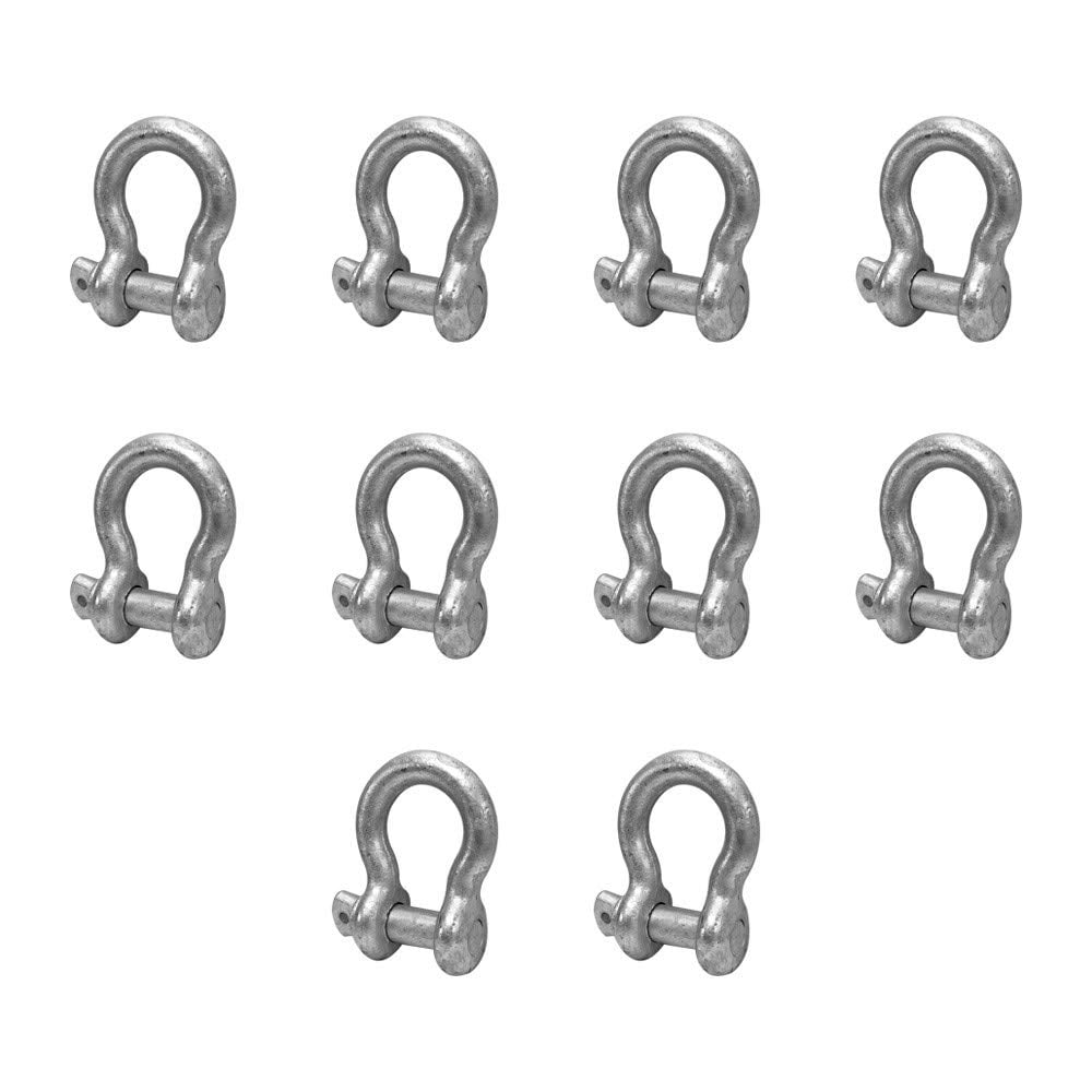 Drop Forged 2000 Lbs D Ring Bow Rigging 10 PC 3/8" Screw Pin Anchor ...
