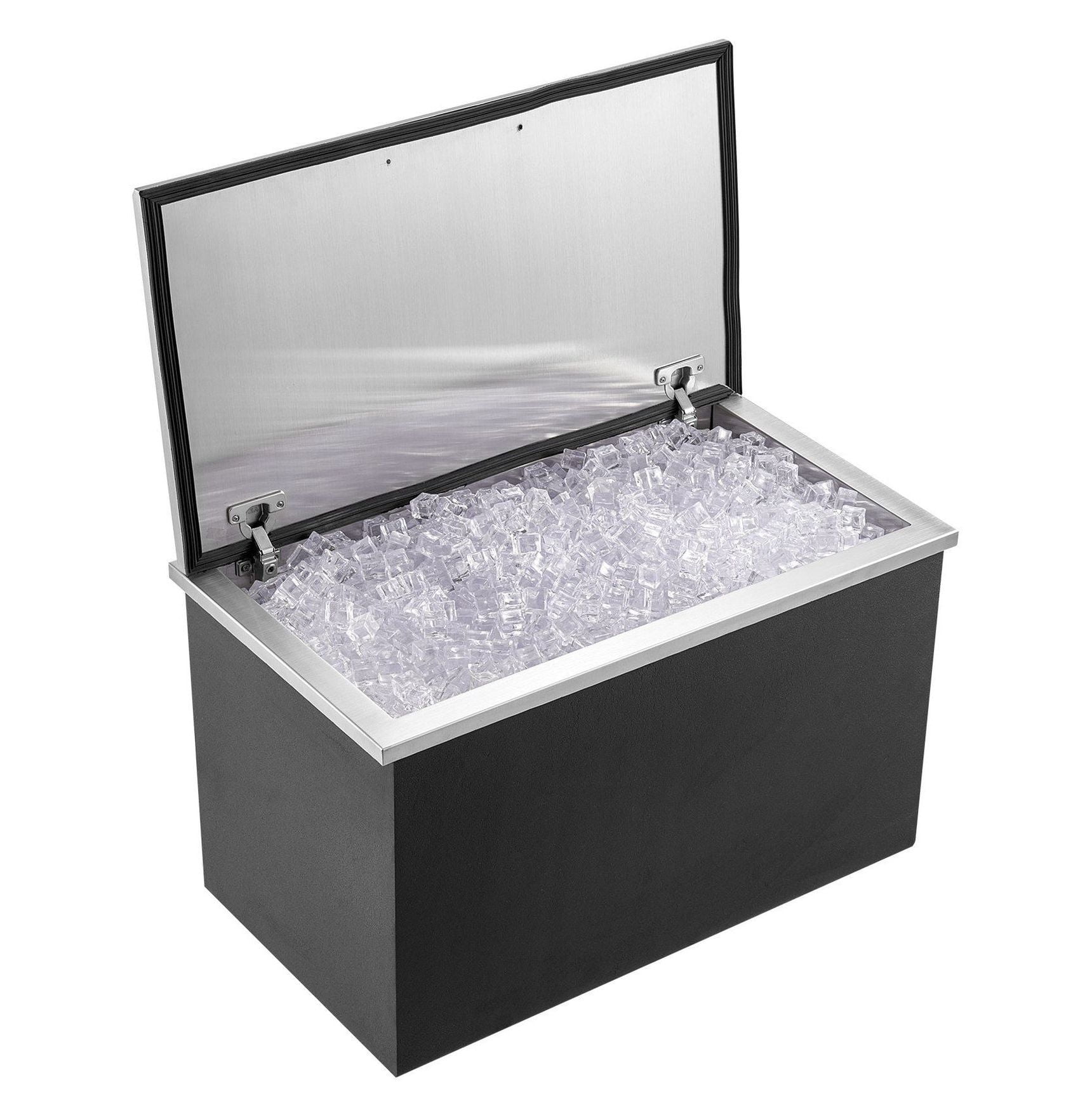 Drop in Ice Chest, 24"L x 20"W x 15"H Stainless Steel Ice Cooler, Ice ...