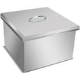Drop In Ice Chest With Cover Stainless Steel Ice Cooler Included Drain ...