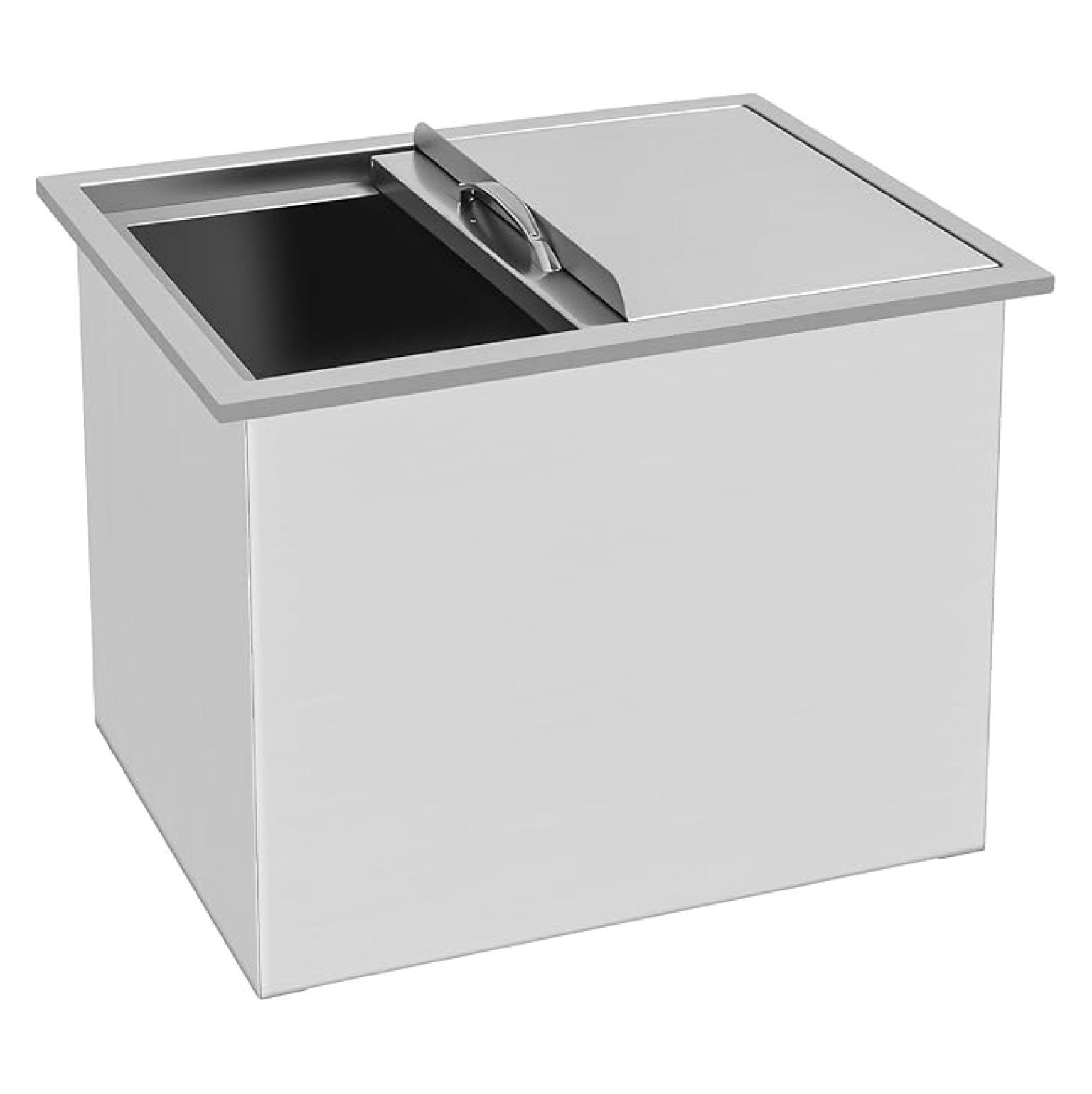 Drop in Ice Chest, Outdoor Kitchen Ice Bar, Stainless Steel Ice Cooler ...