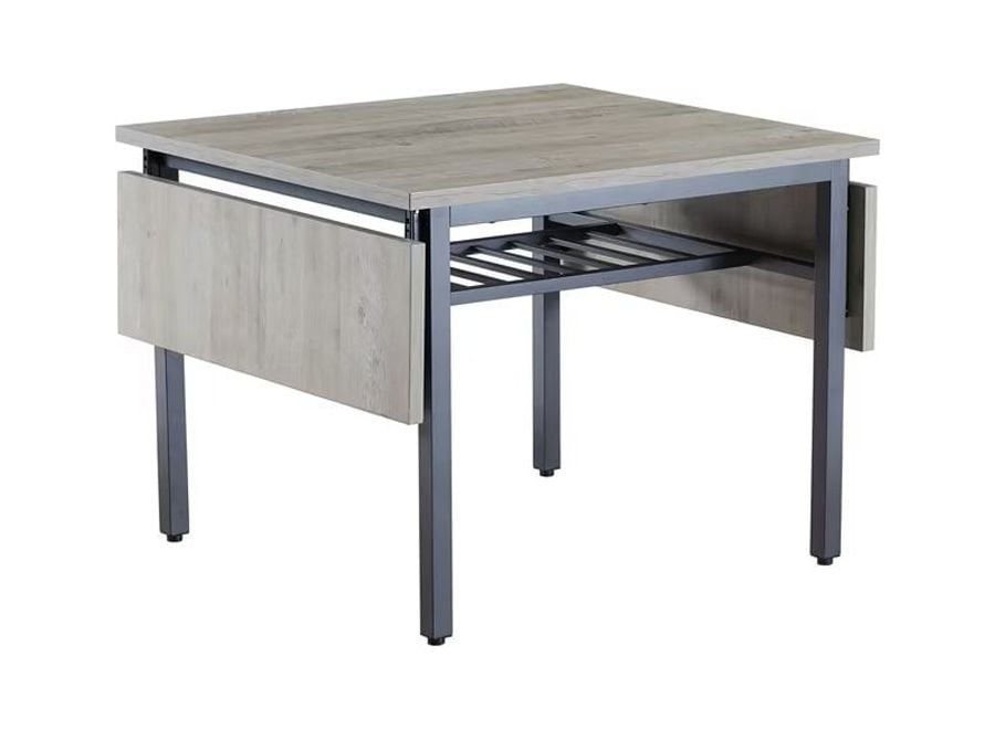 Drop Leaf Kitchen Table with Extendable Tabletop, Folding Dining Table ...