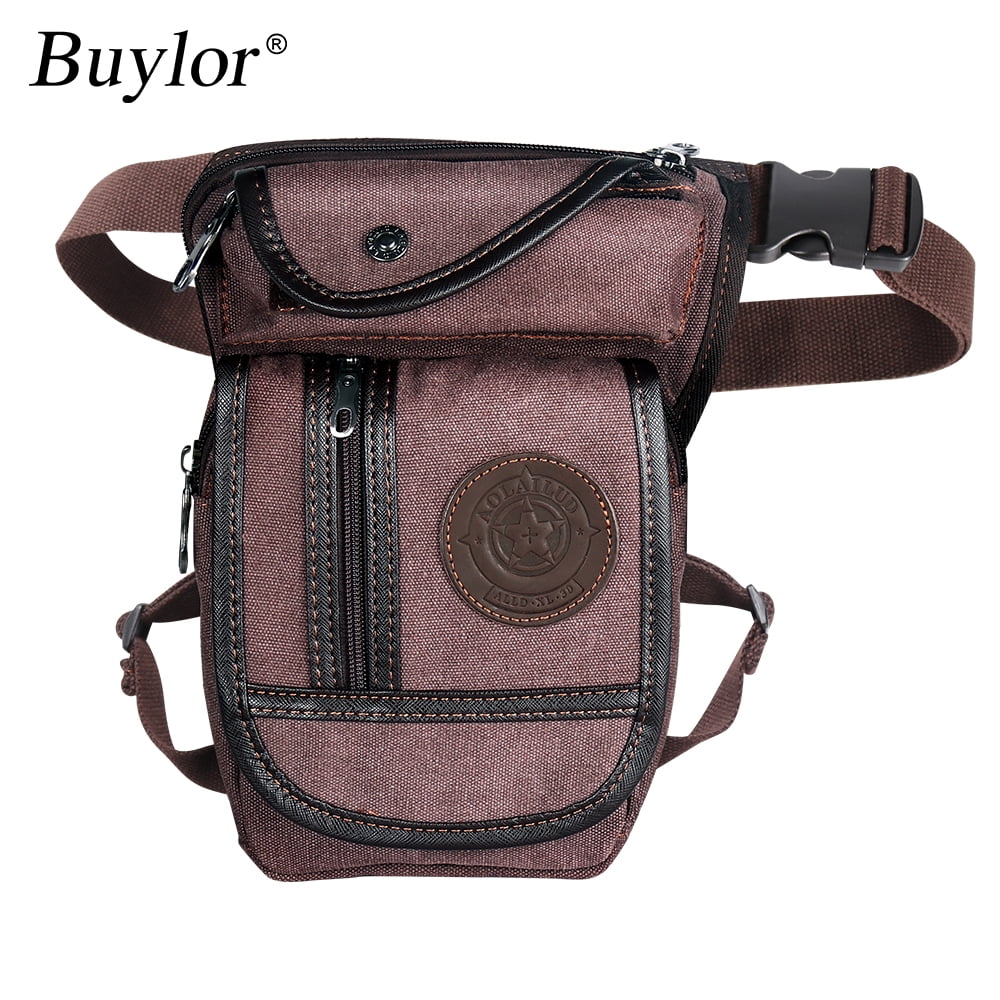 Drop Leg Bag Vintage Thigh Pack Fanny Military Motor Cycle Messenger ...