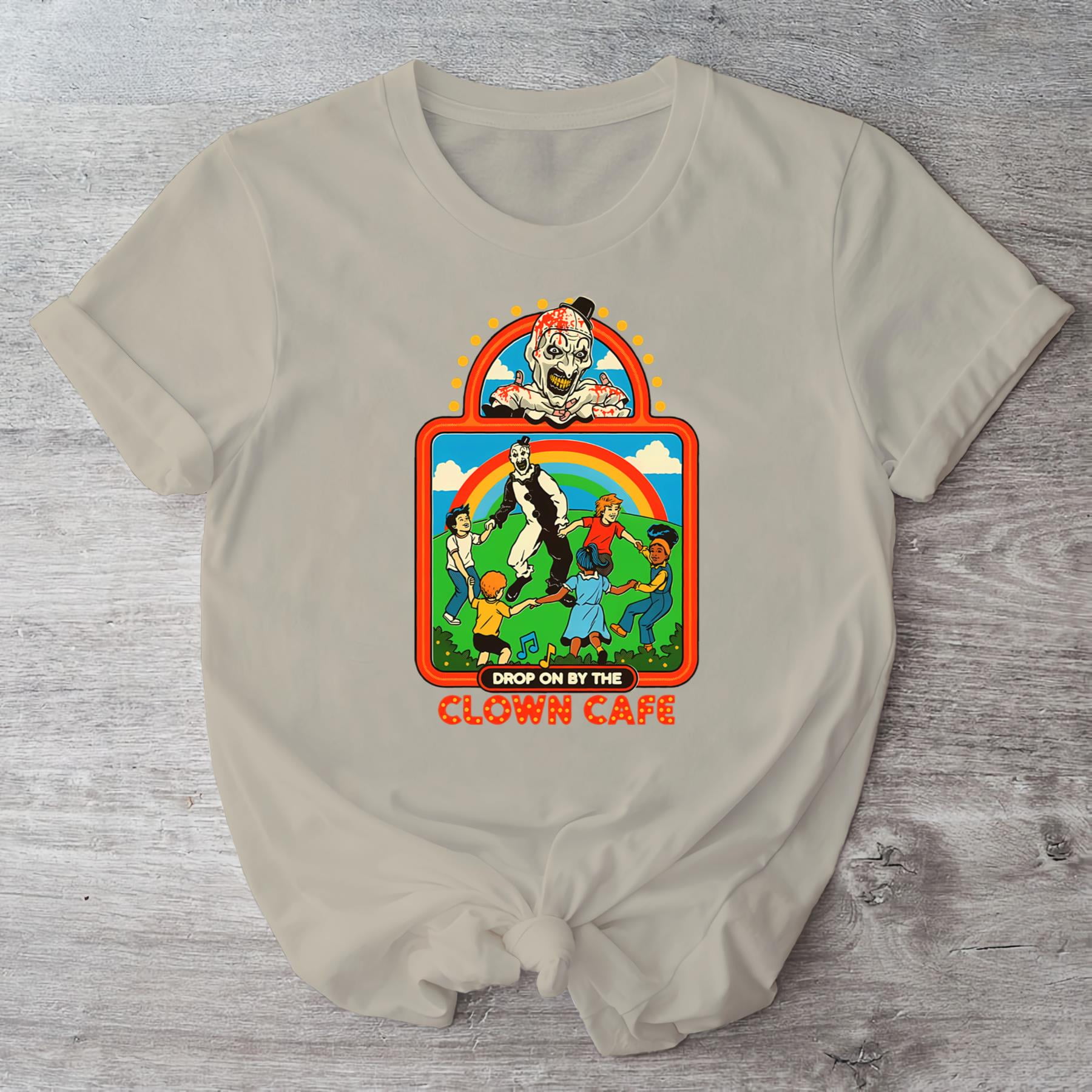 Drop On By The Clown Cafe T-shirt-TH2667 - Walmart.com