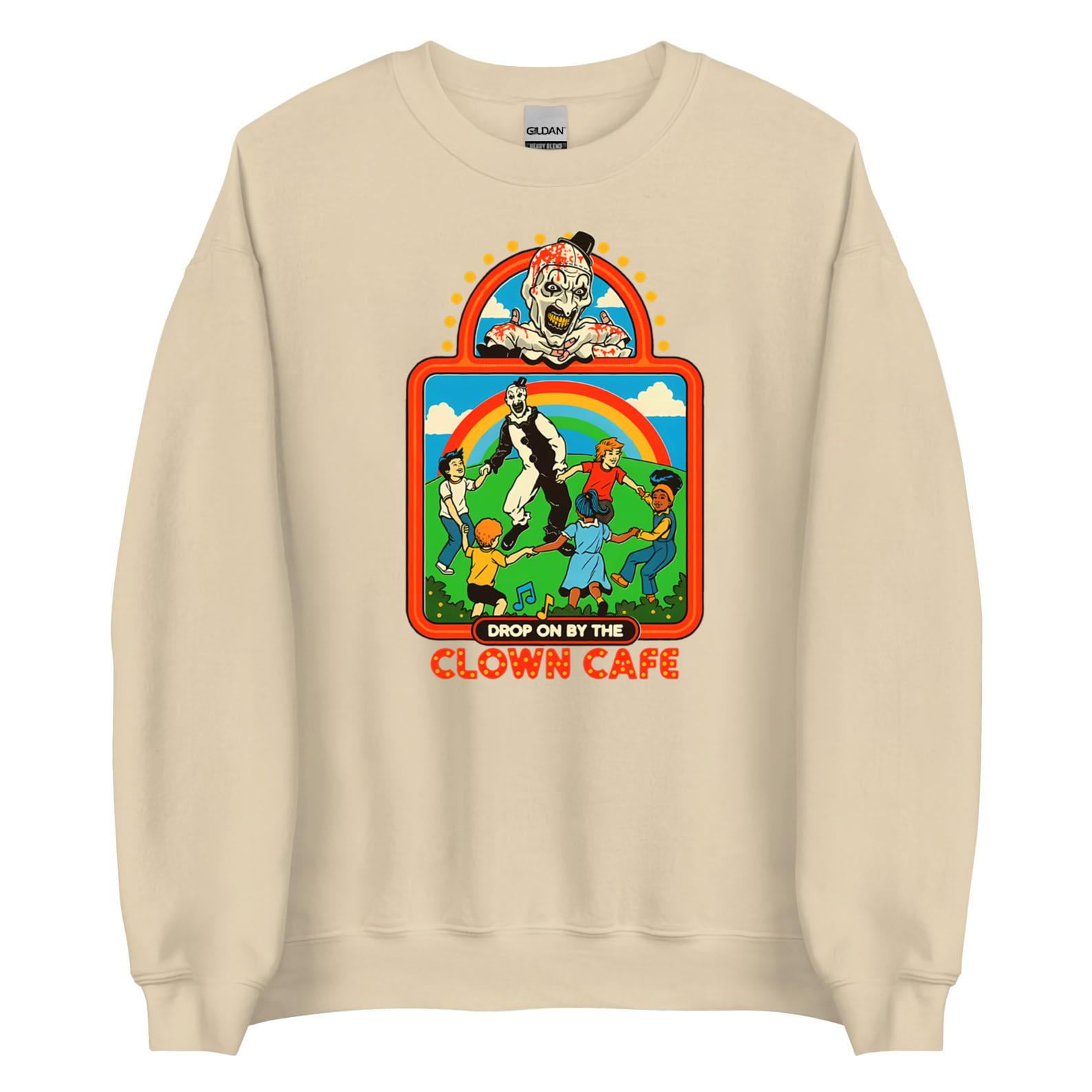 Drop On By The Clown Cafe T-shirt-TH28534 - Walmart.com