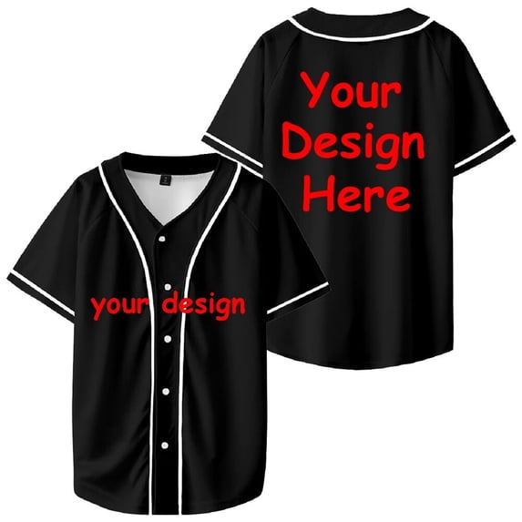 Drop Ship Custom Design Baseball Jersey Tops DIY Shirts For ...