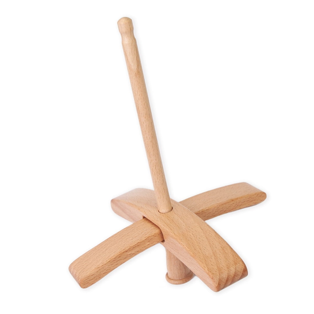 Drop Spindle Wooden Turkish Spindle Crosses-Shaped Weaving Spinner ...