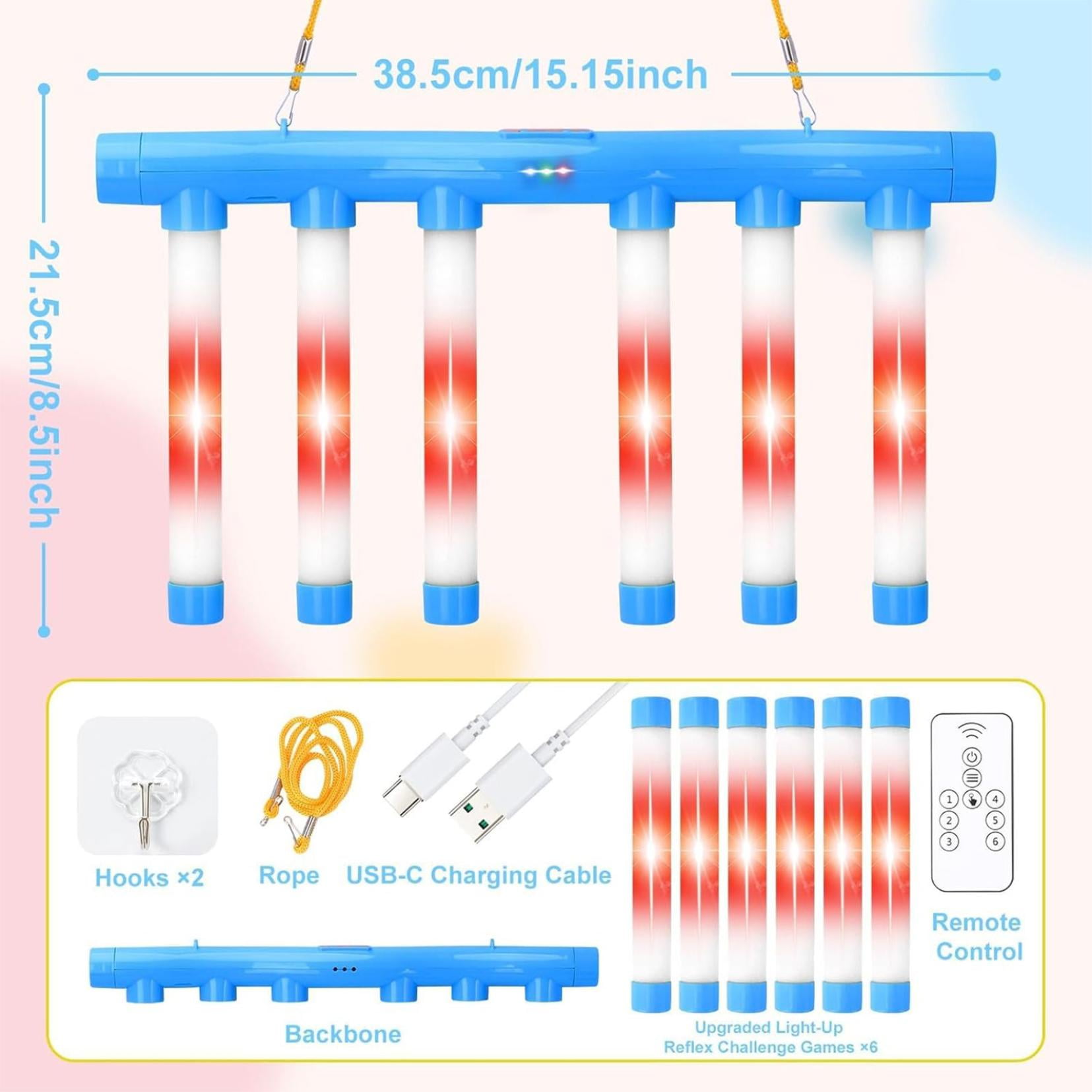 Drop Sticks Reaction Game,2026 Upgrade Luminous Effect Catching Sticks ...