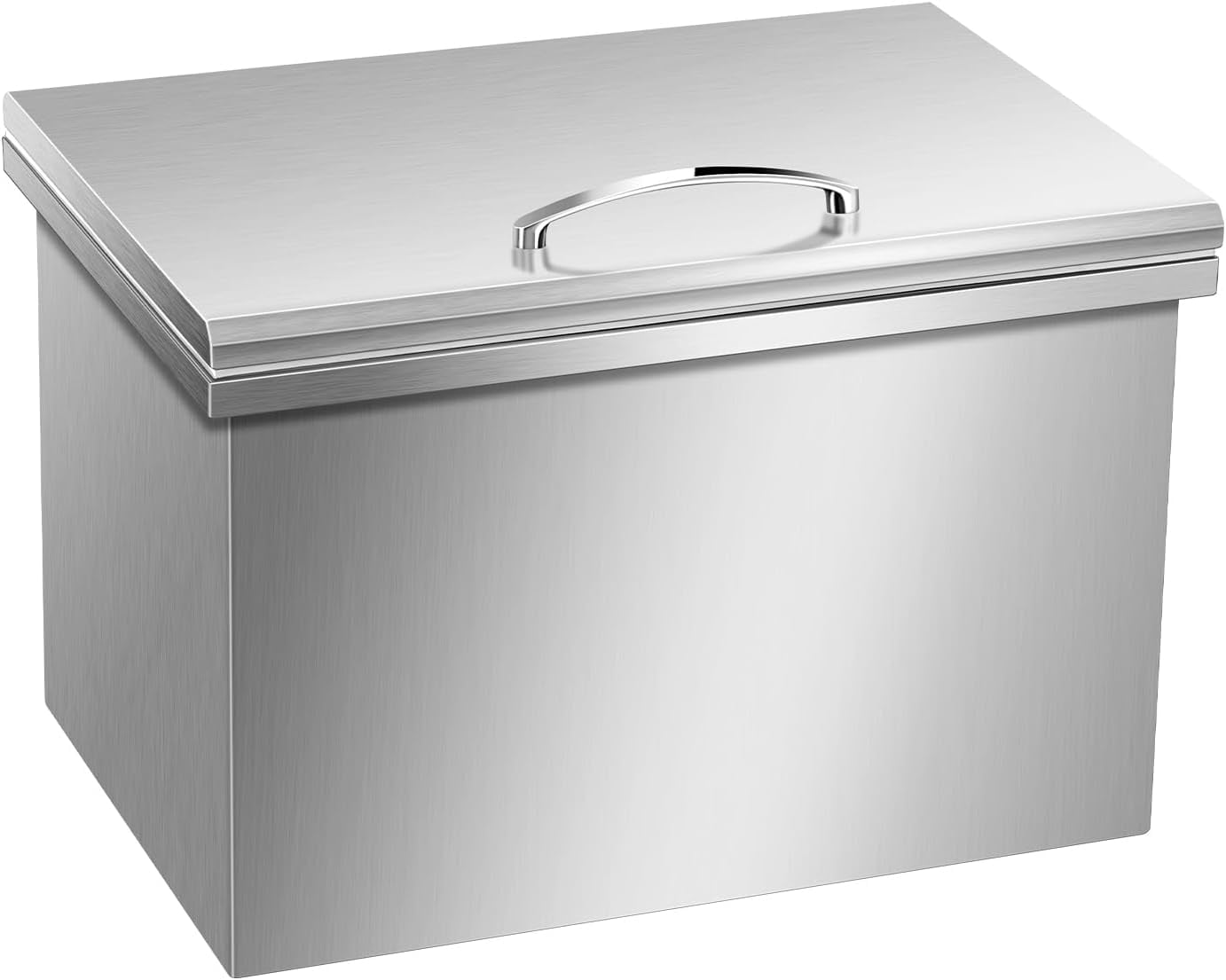 Drop-in Ice Chest 20"L X 18"W X 13"H Inch, Stainless Steel Ice Cooler ...