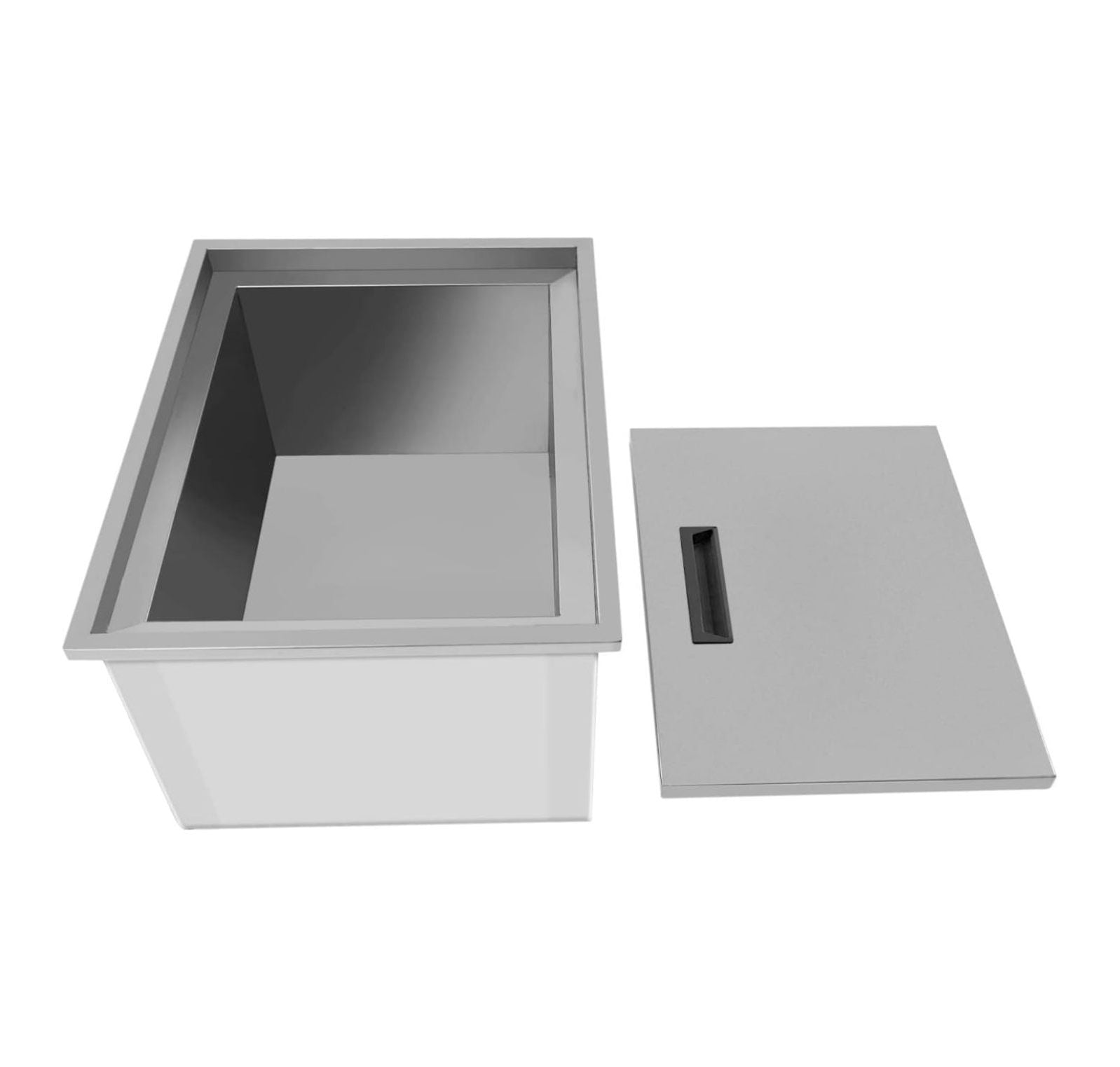 Drop-in Ice Chest, Stainless Steel Ice Cooler, Freestanding Ice Chest ...
