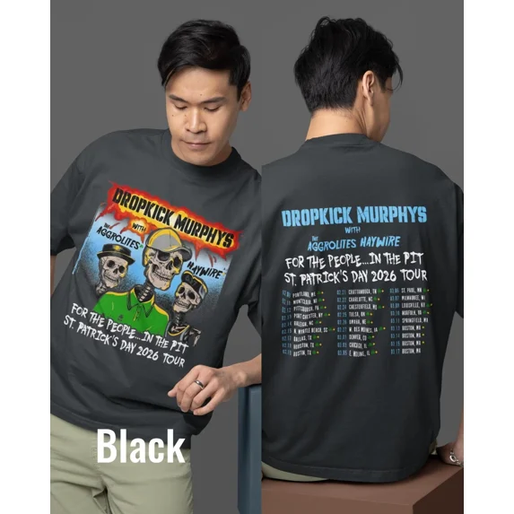 Dropkick Murphys 2026 Tour Unisex T-Shirt - Walmart.com