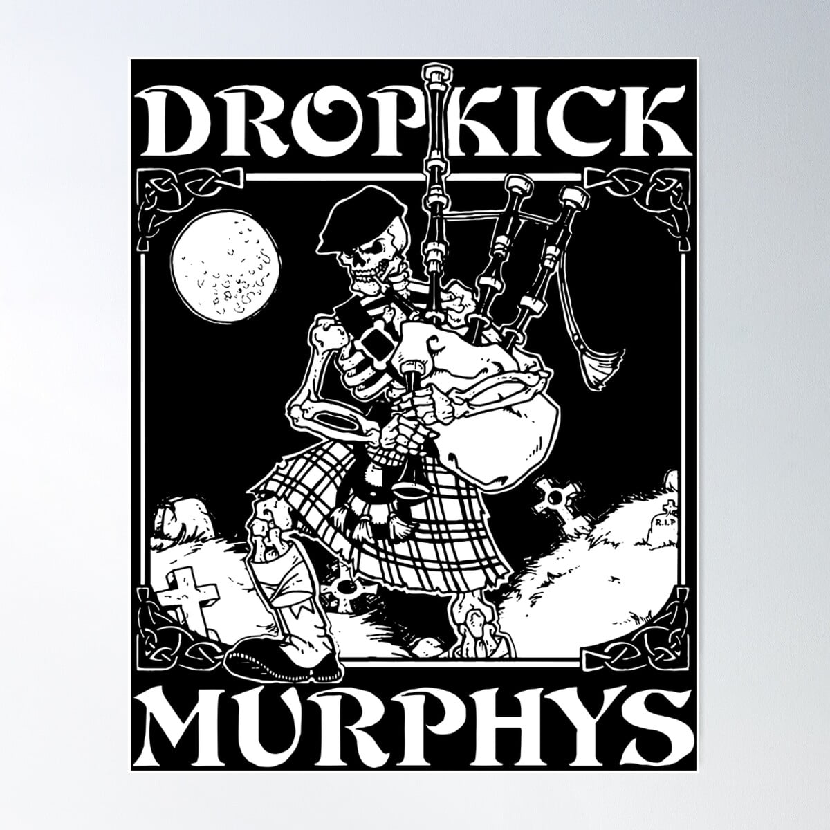 Dropkick Murphys Band Poster Wall Art, Modern Wall Decor For Living Room Bedroom, 24x36 UNFRAMED ...