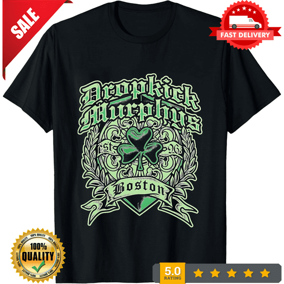 Dropkick Murphys Classic T-Shirt, LIMITED EDITION-TH73822 - Walmart.com