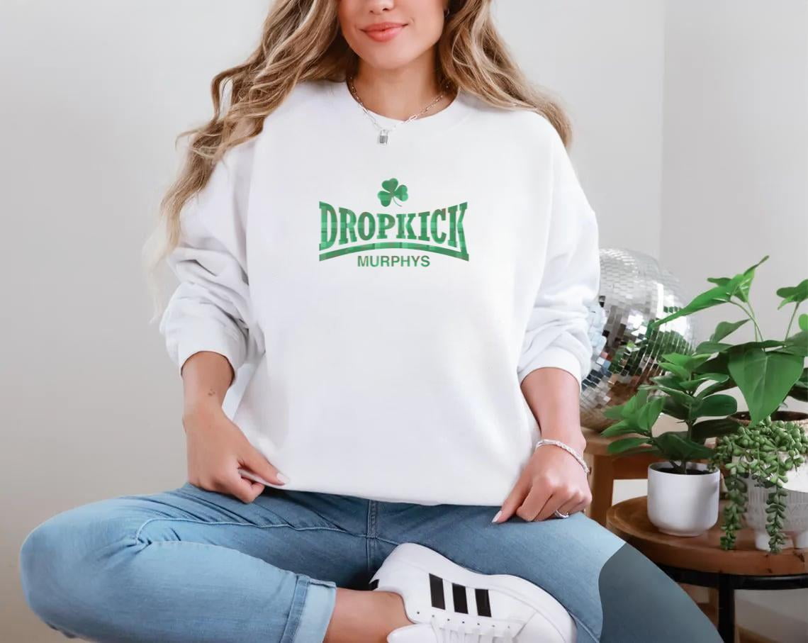 Dropkick Murphys Sweatshirt with 2010 Tour Double Side Stage Style, for ...