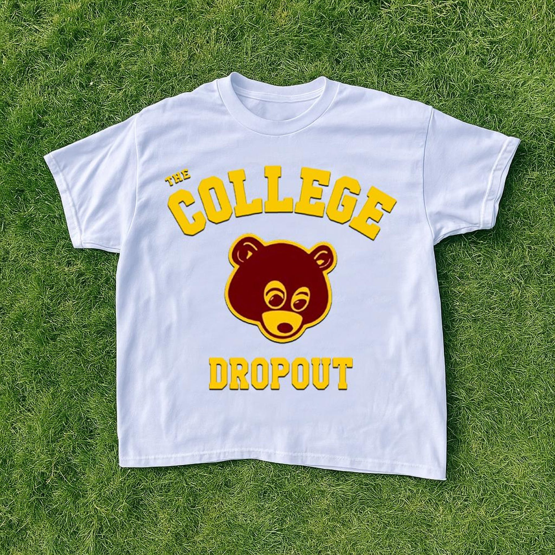Dropout Era Tribute Tee | 2000s Rap Inspired Bear Graphic Shirt ...