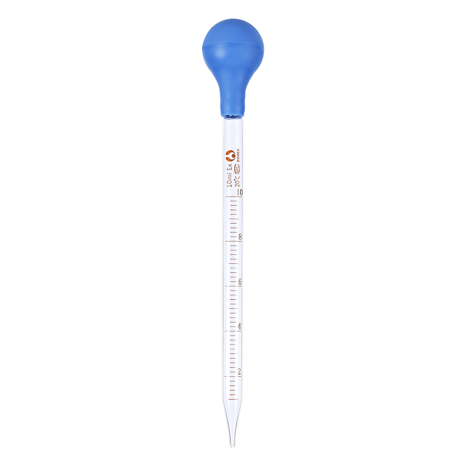 Dropper Glass Scale Line Dropping Pipe Lab School Rubber Head Pipette ...
