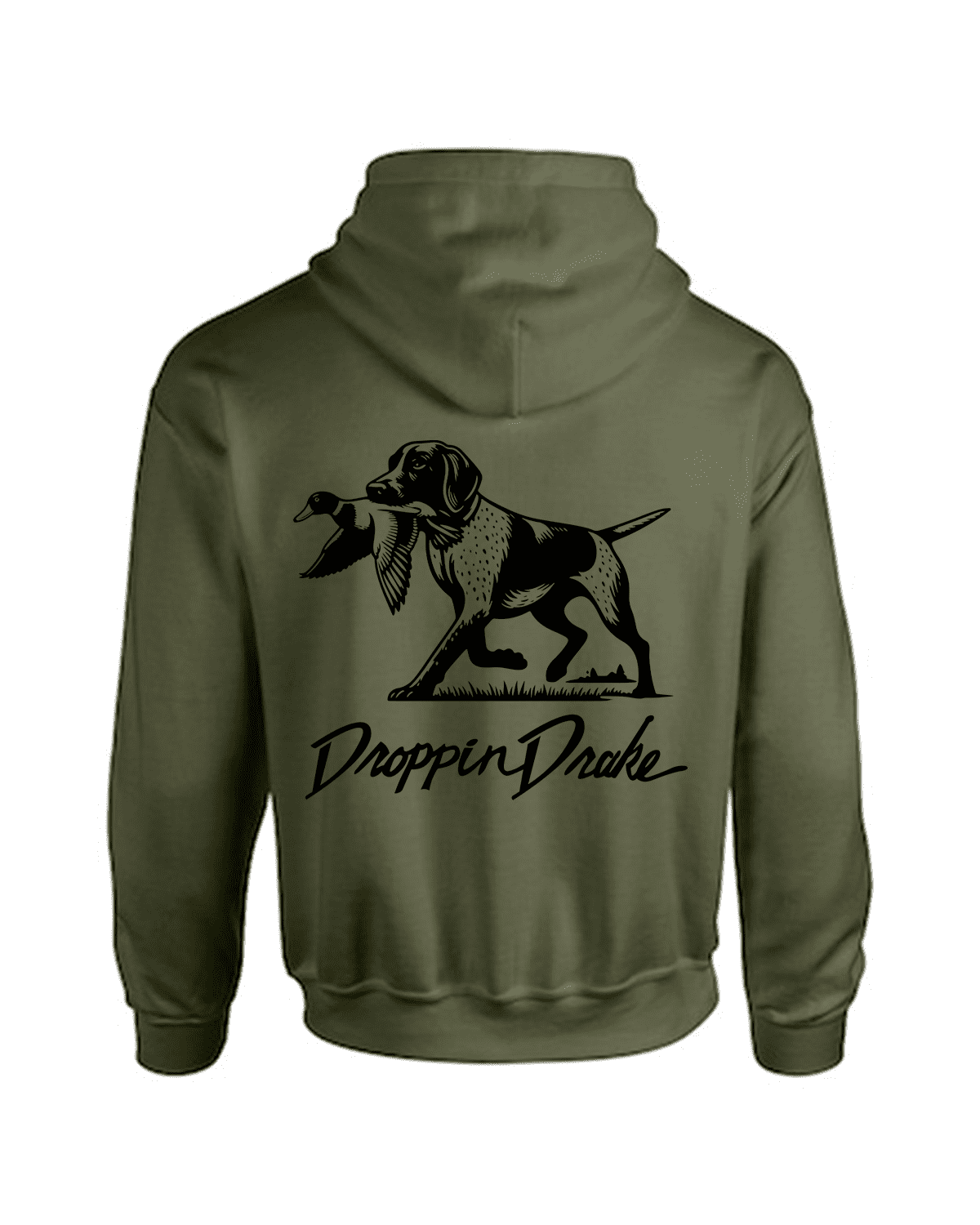 Droppin Drake Dog Carrying Duck Hunting Southern Duck Call Mens Long ...