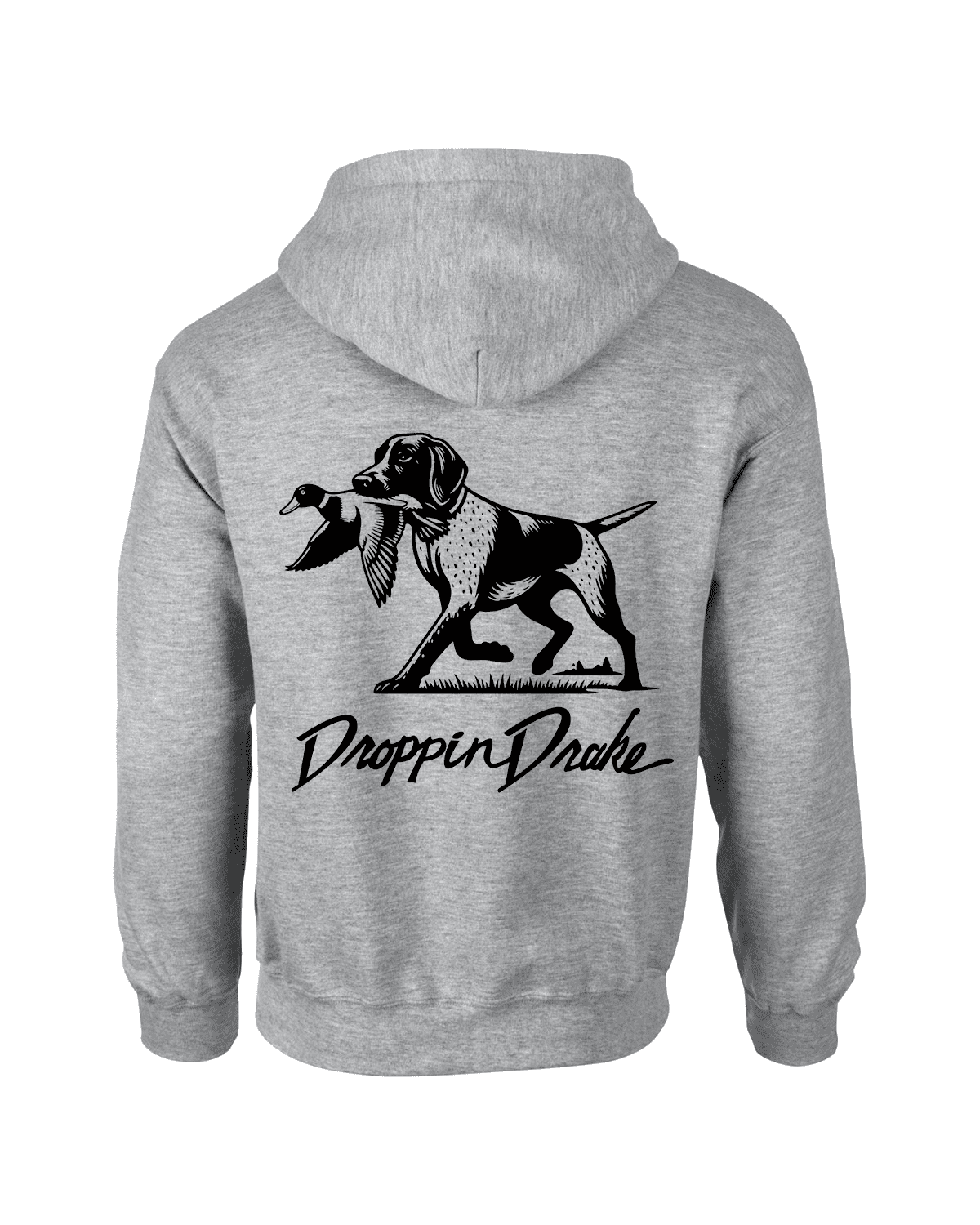 Droppin Drake Dog Carrying Duck Hunting Southern Duck Call Mens Long ...