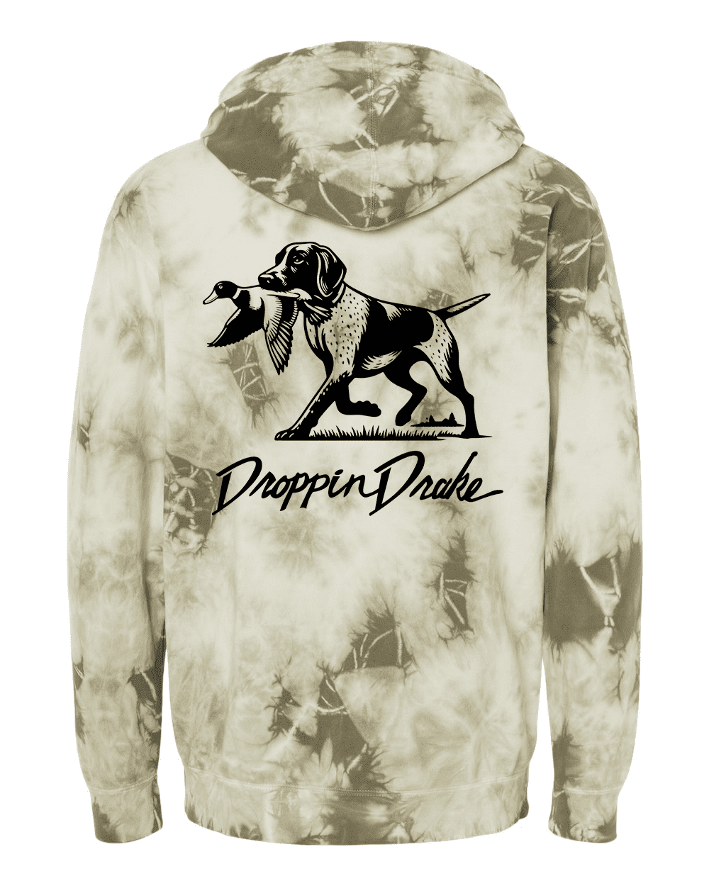 Droppin Drake Dog Carrying Duck Hunting Southern Duck Call Mens Tie-Dye ...