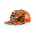 Droppin Drake Mallard Duck and Gun X Logo Mesh Back Trucker Hat-Blaze ...