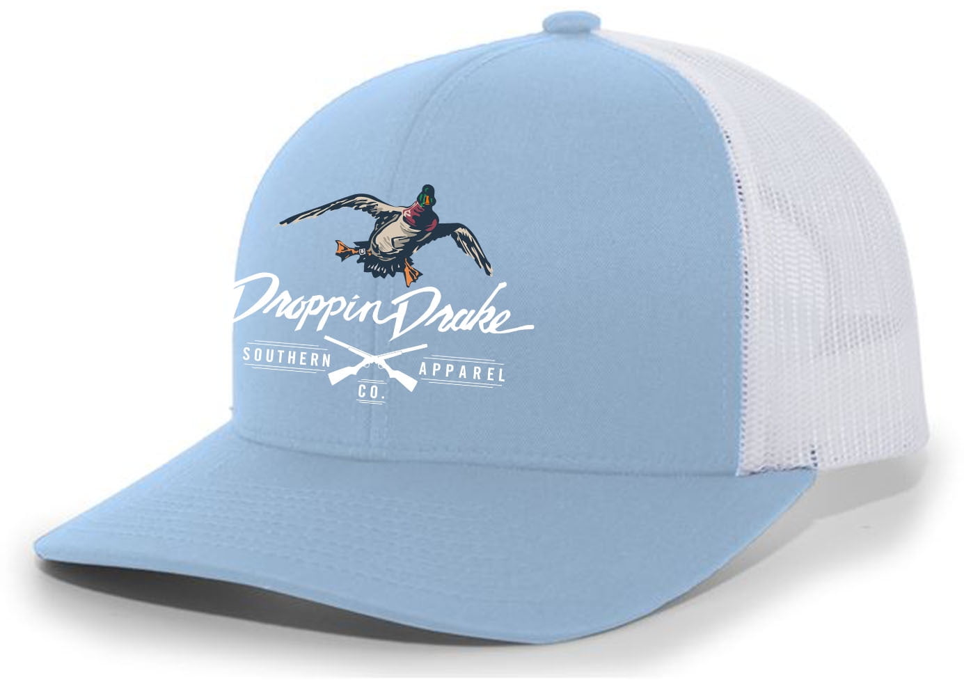 Droppin Drake Mesh Back Trucker Hat, Mallard Duck Logo, Snapback ...