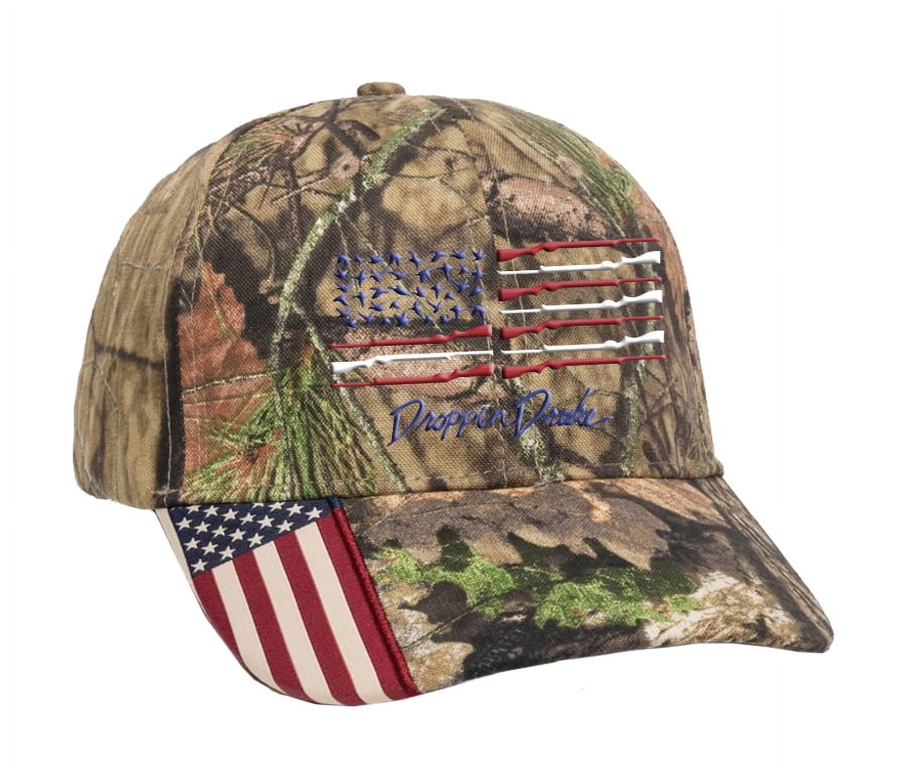 Droppin Drake Southern Apparel Co American Duck Gun Flag Trucker Mesh ...