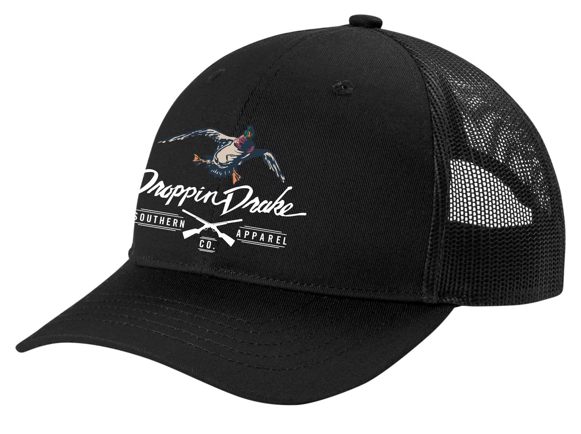 Droppin Drake Youth Mallard Duck and Gun X Logo Boys Mesh Back ...