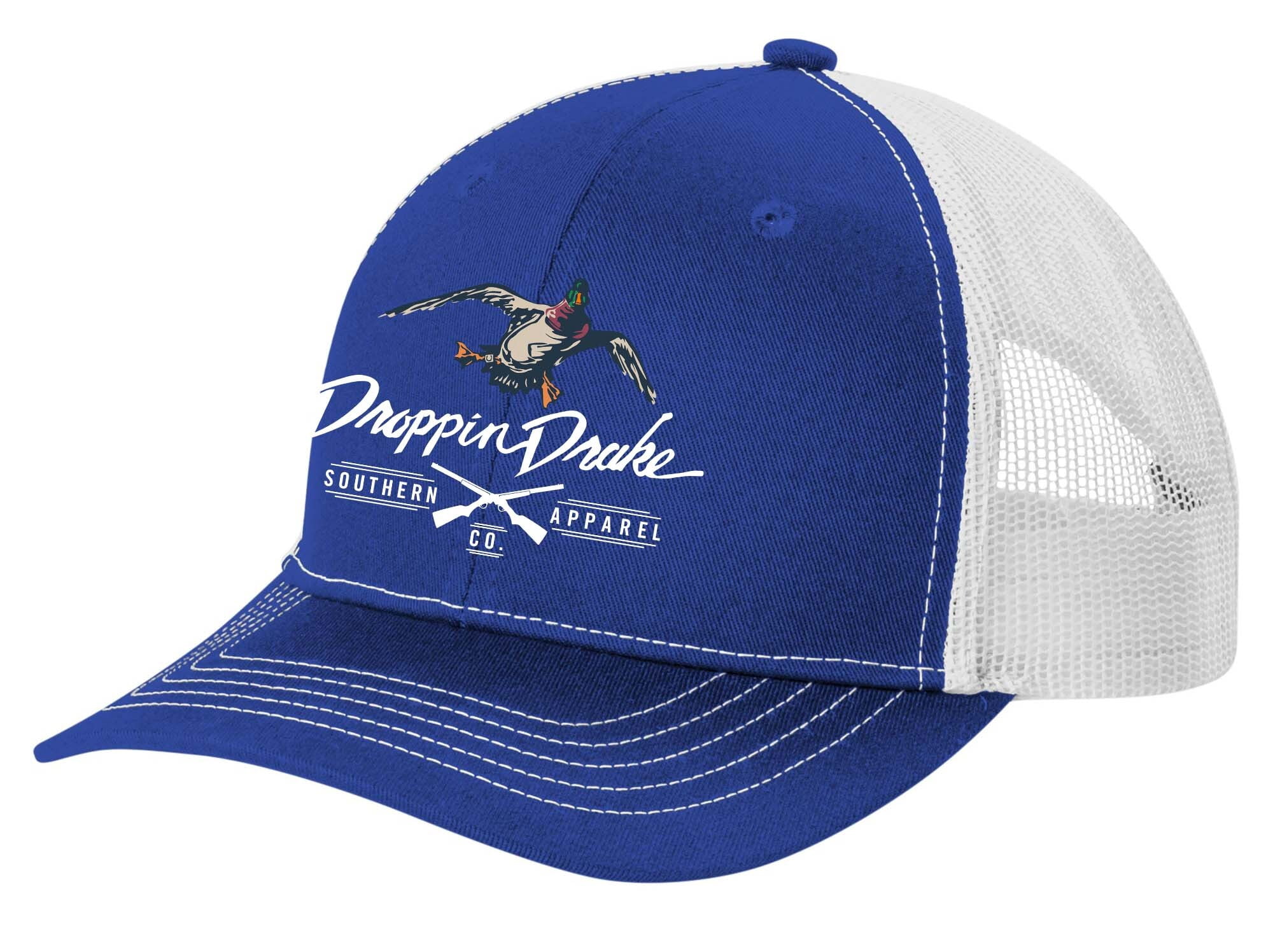 Droppin Drake Youth Mallard Duck and Gun X Logo Boys Mesh Back ...