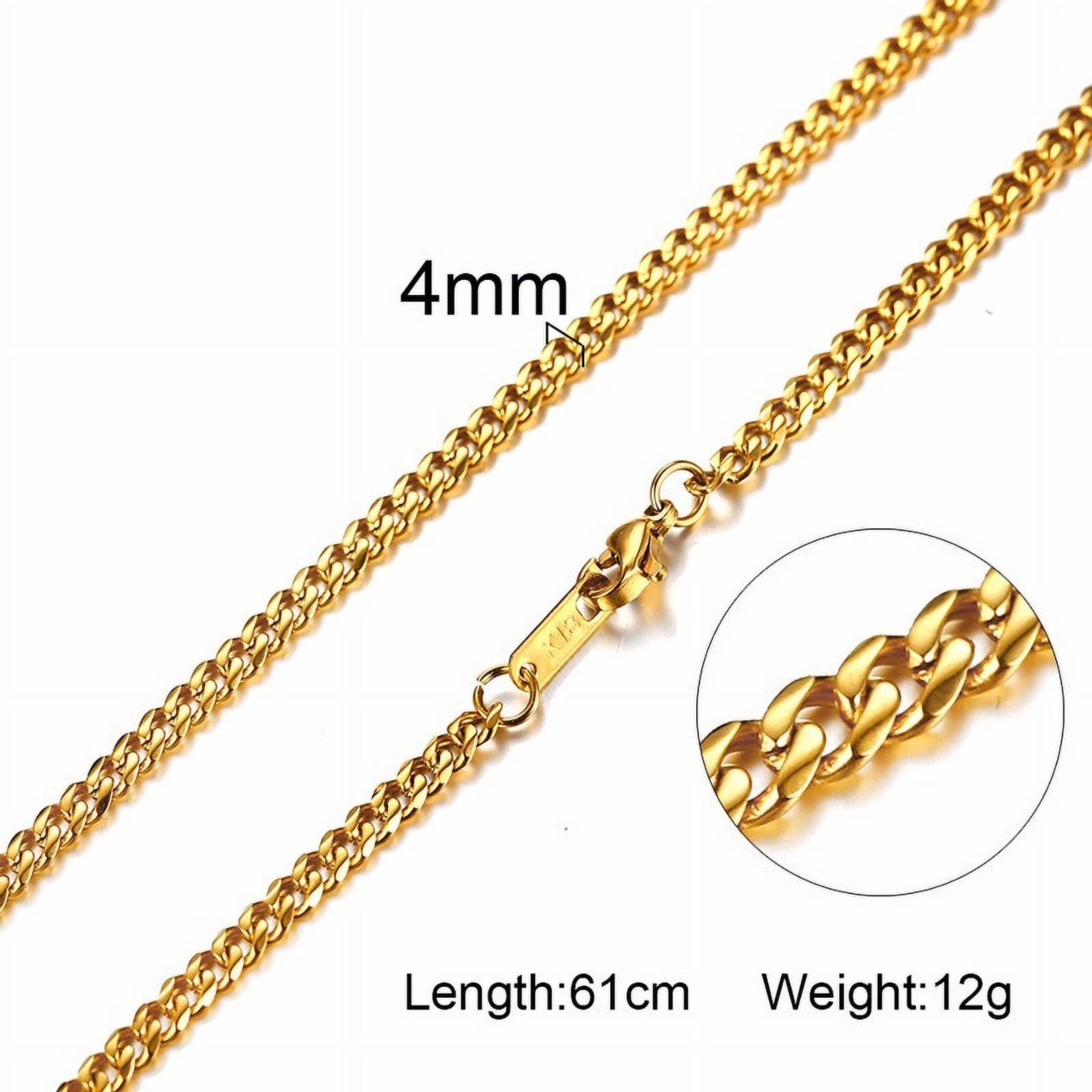 Dropshipping 3-6MM Tone Snake Cocoon Curb Link Flat Box Wheat Chains ...
