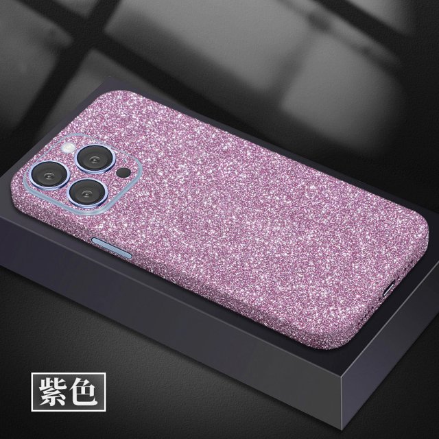 Dropshipping Glitter Bling siamesed Stickers For iPhone 15 14 13 12 11 ...