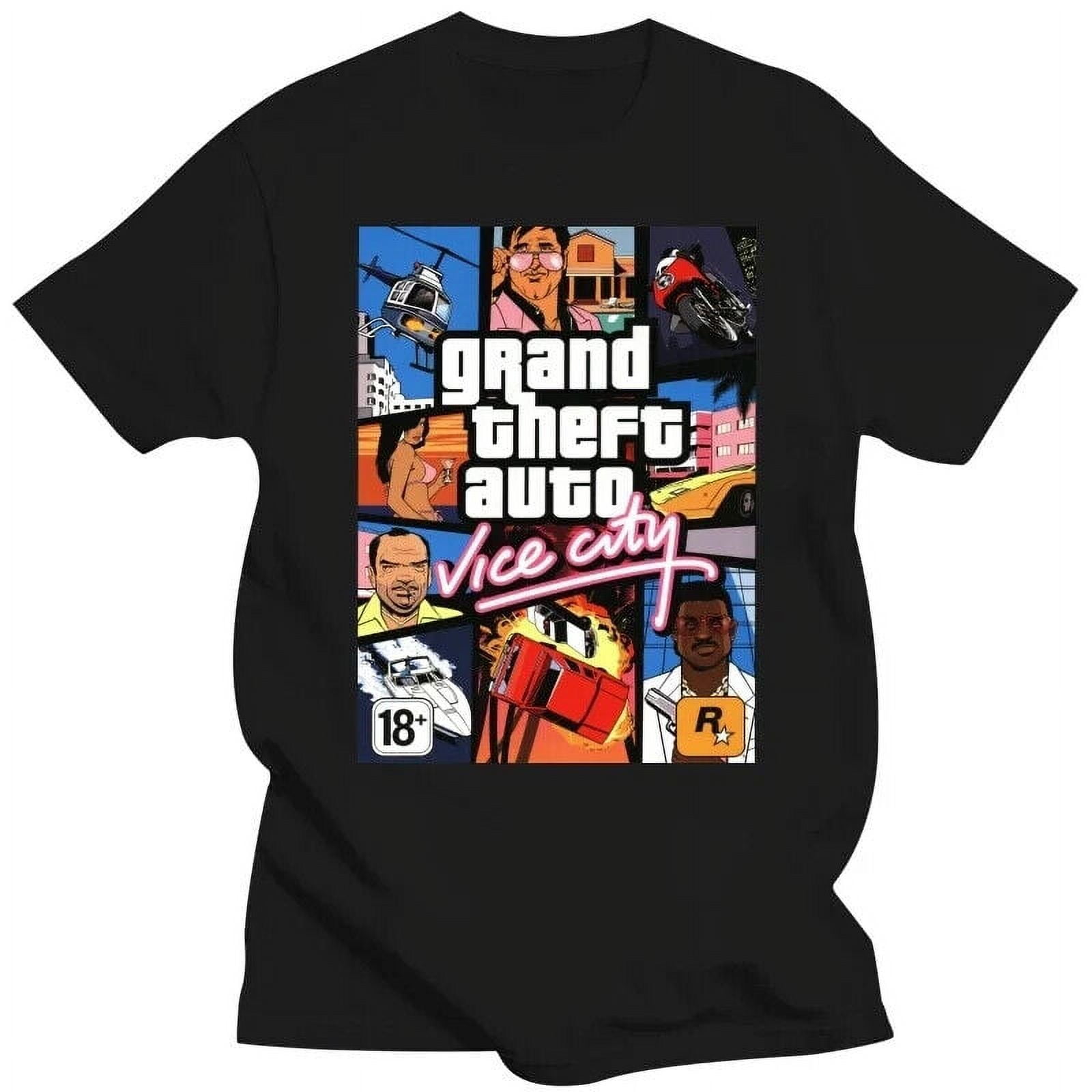 Dropshipping Grand Theft Auto Vice City Gta Game s Men s Big Tall Pure ...